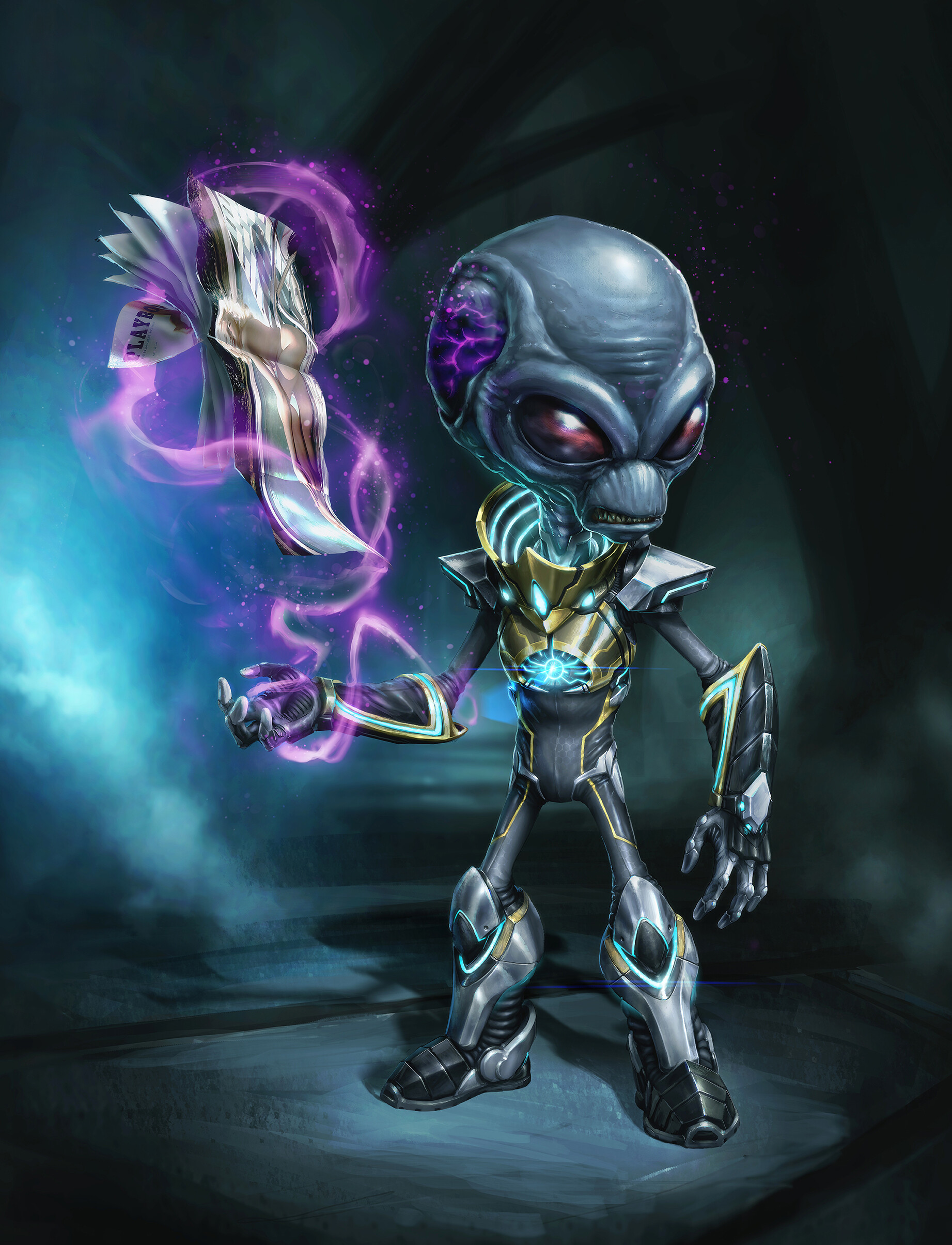 ArtStation - Destroy all Humans 2 Reprobed: Alternative skin; XO