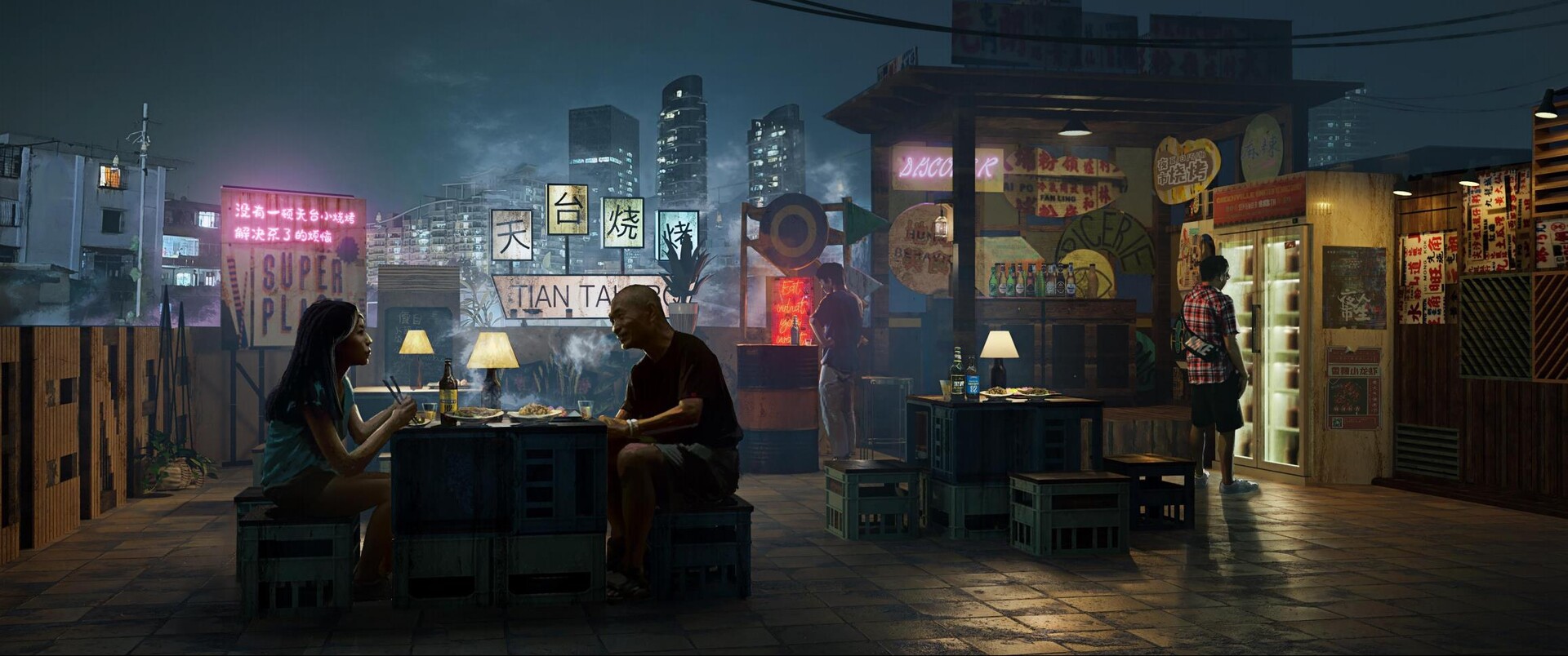 ArtStation - Night market