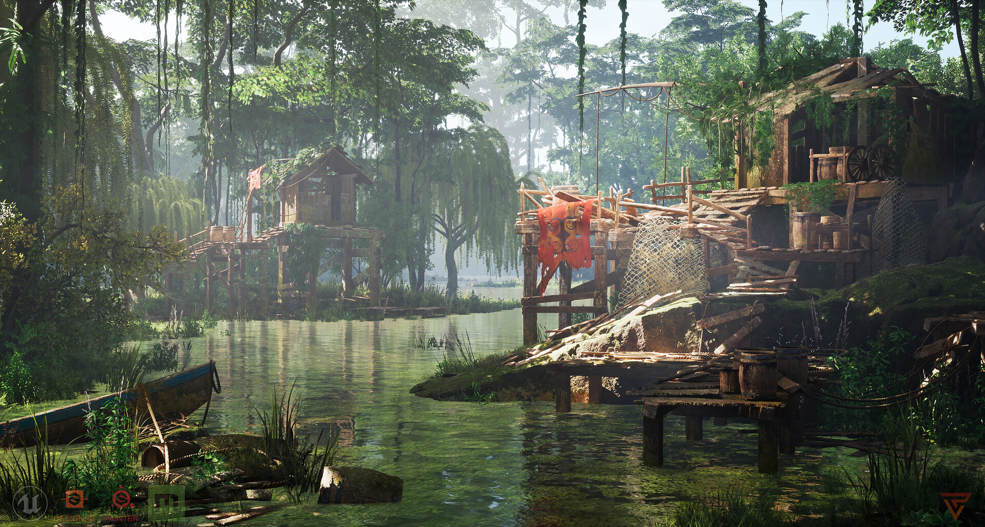 Wingfoxart - CG/environmental design🔥 【Workshop II】Effective Realistic Swamp Scene Making with ...