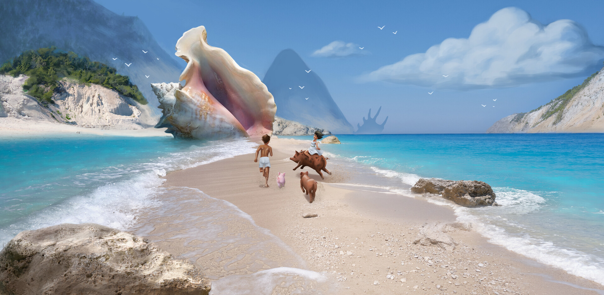 ArtStation - Seashell Archipelago