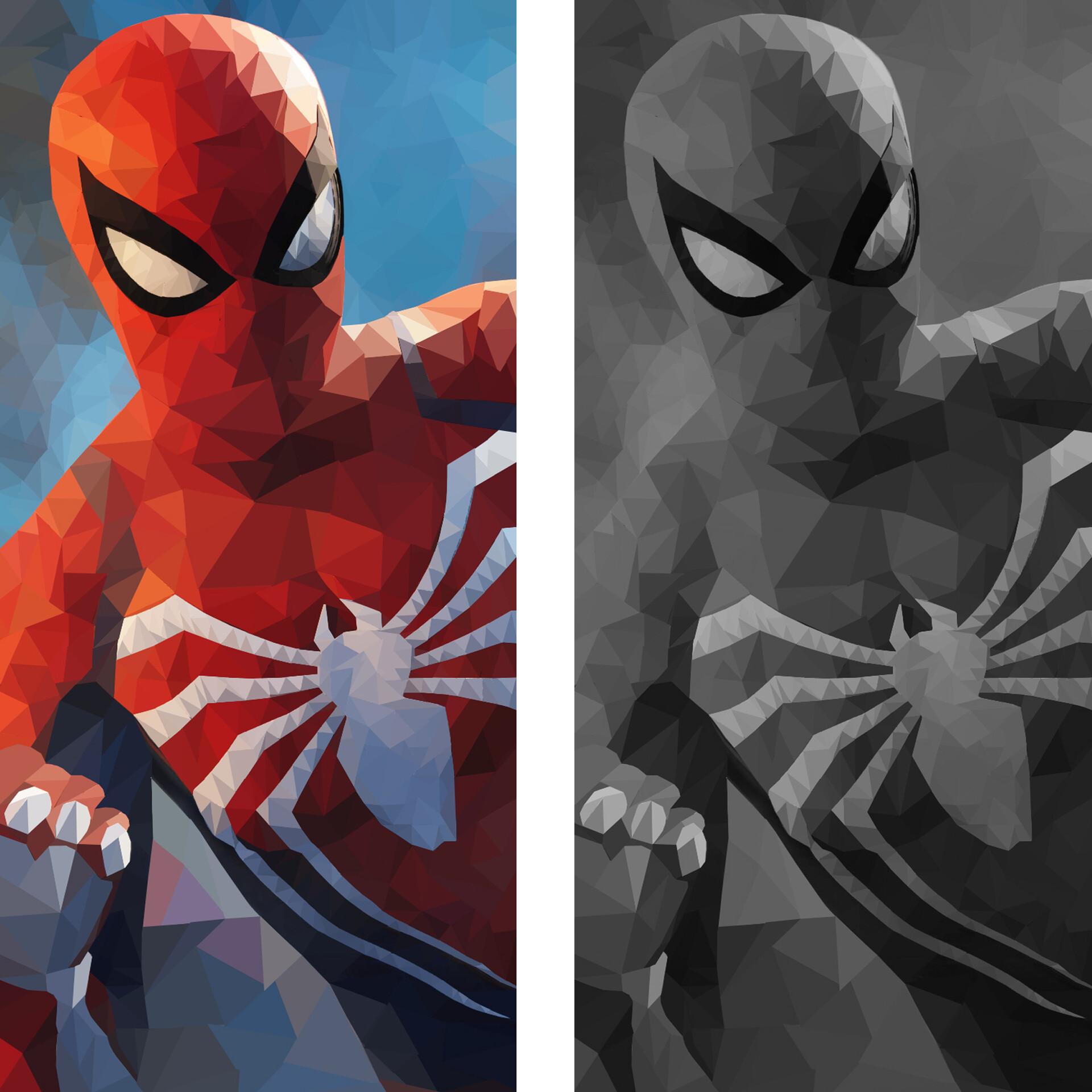 ArtStation - Spider-Man Low Poly Art
