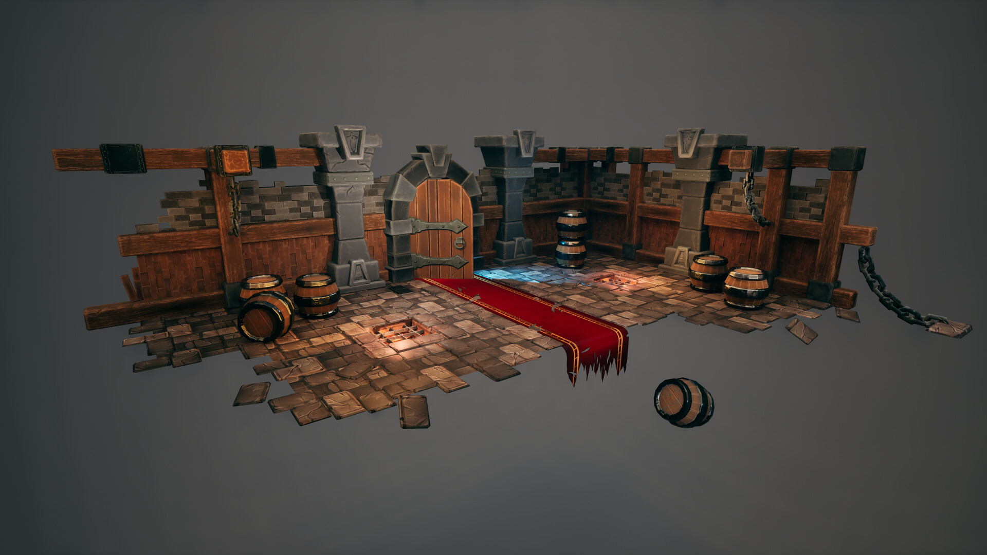 ArtStation - The Stylized Dungeon - Game Environment