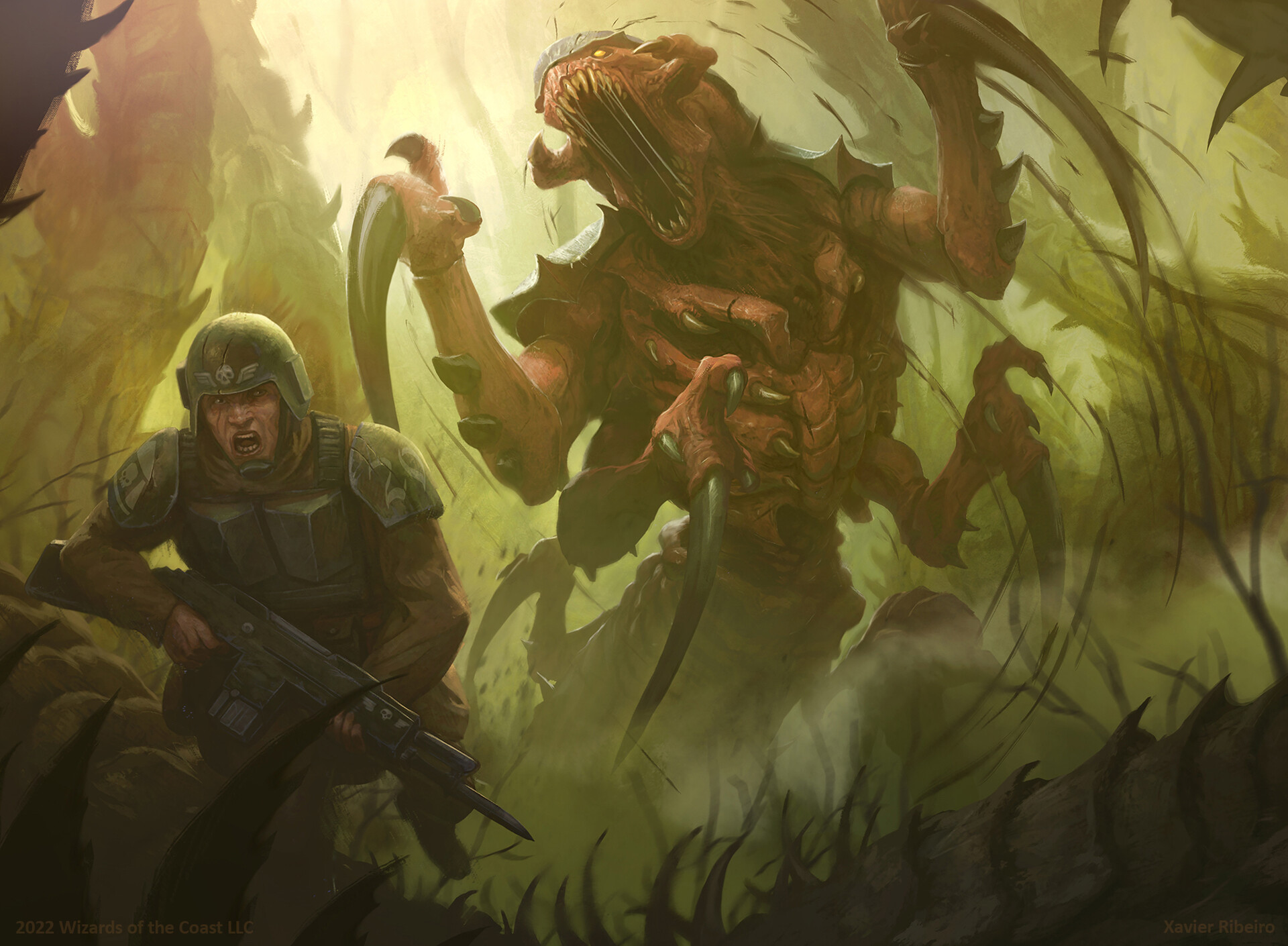 ArtStation - Ravener - MTG - WH40k