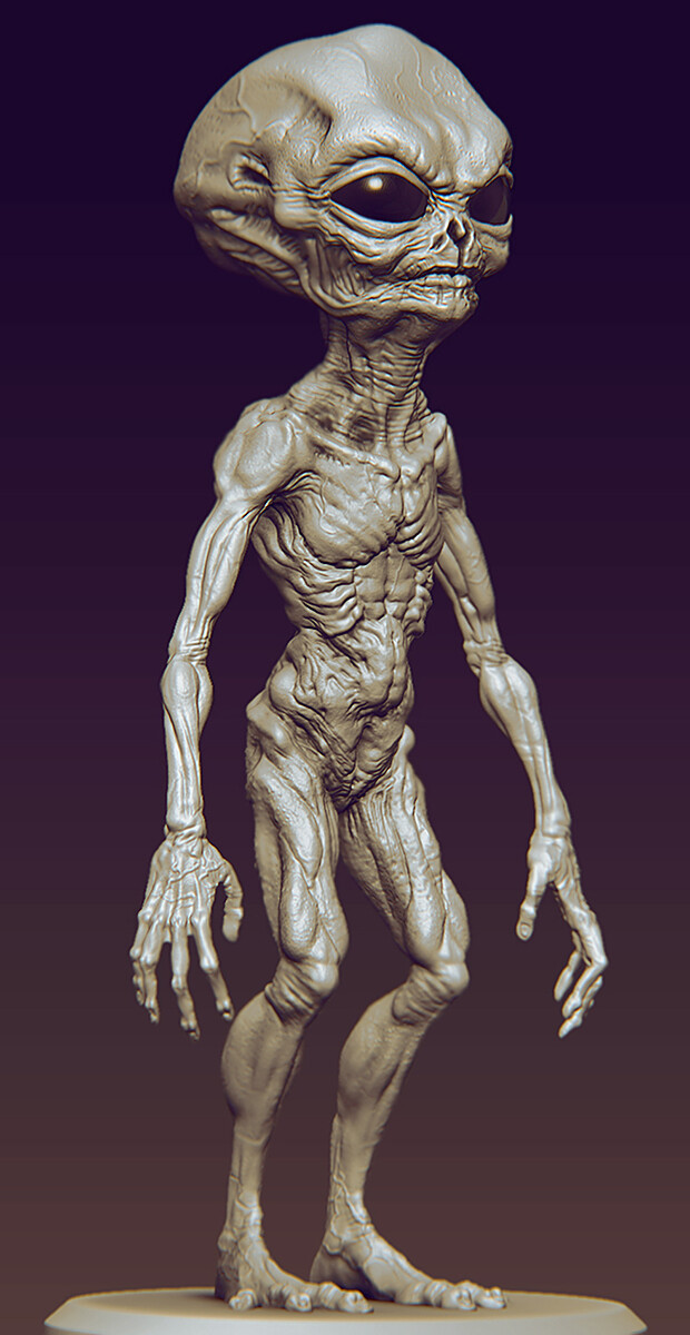 ArtStation - Random alien / anatomy study