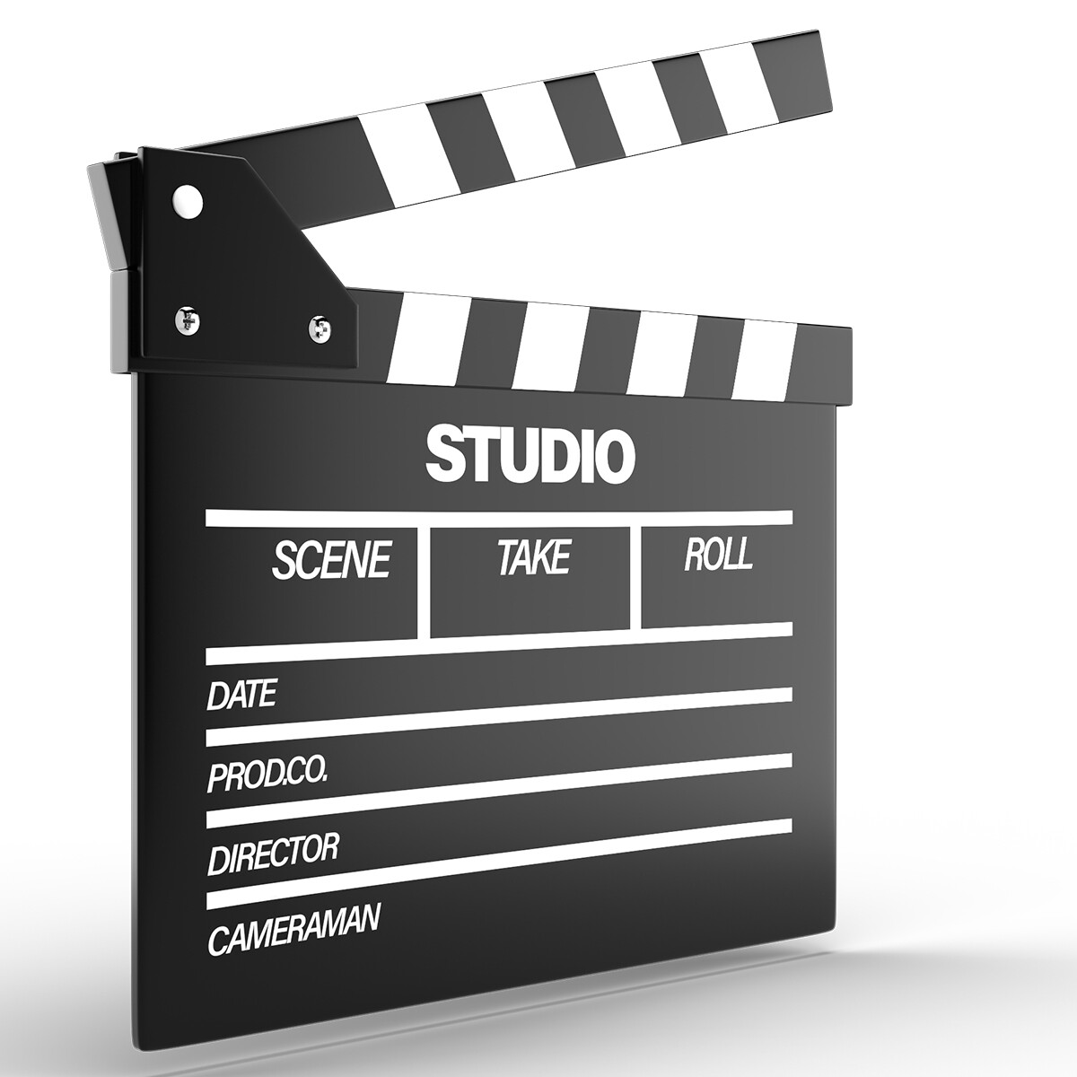 ArtStation - Clapper Board 3D Model