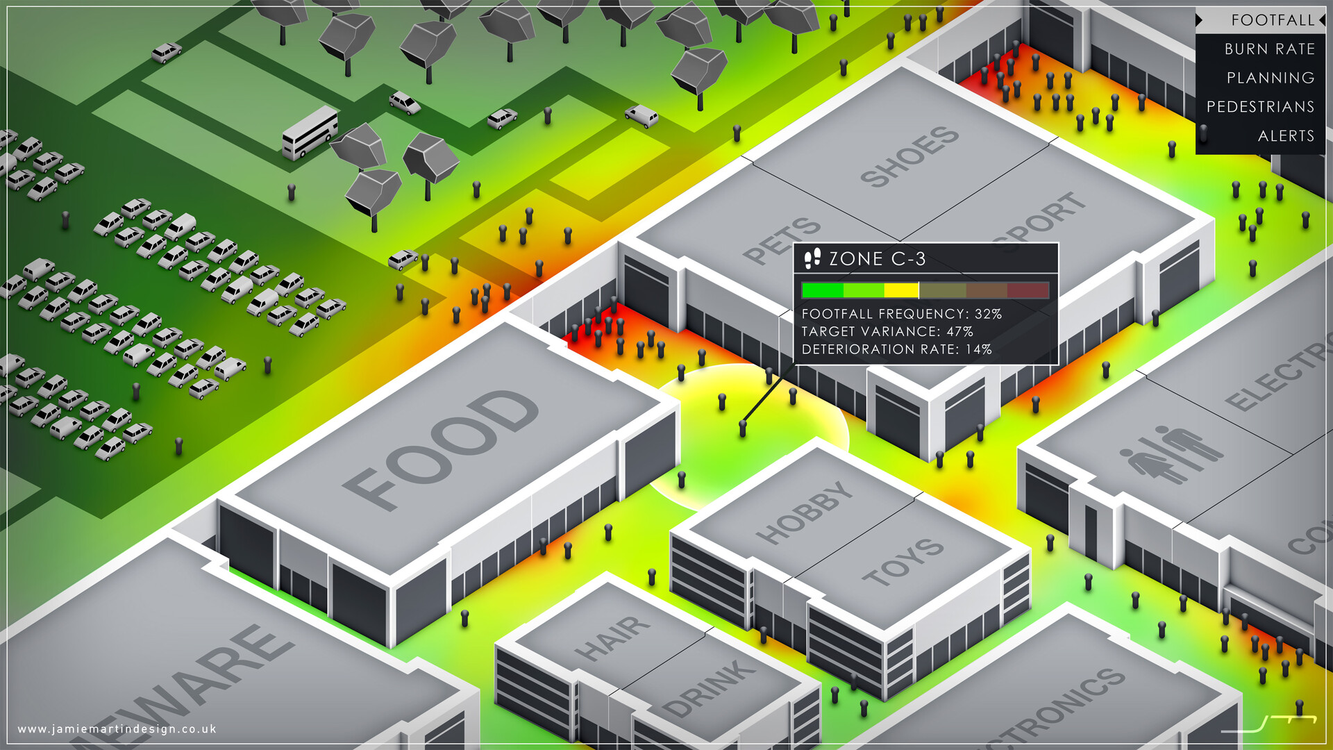 Jamie Martin - Isometric Visuals & UI - concept art