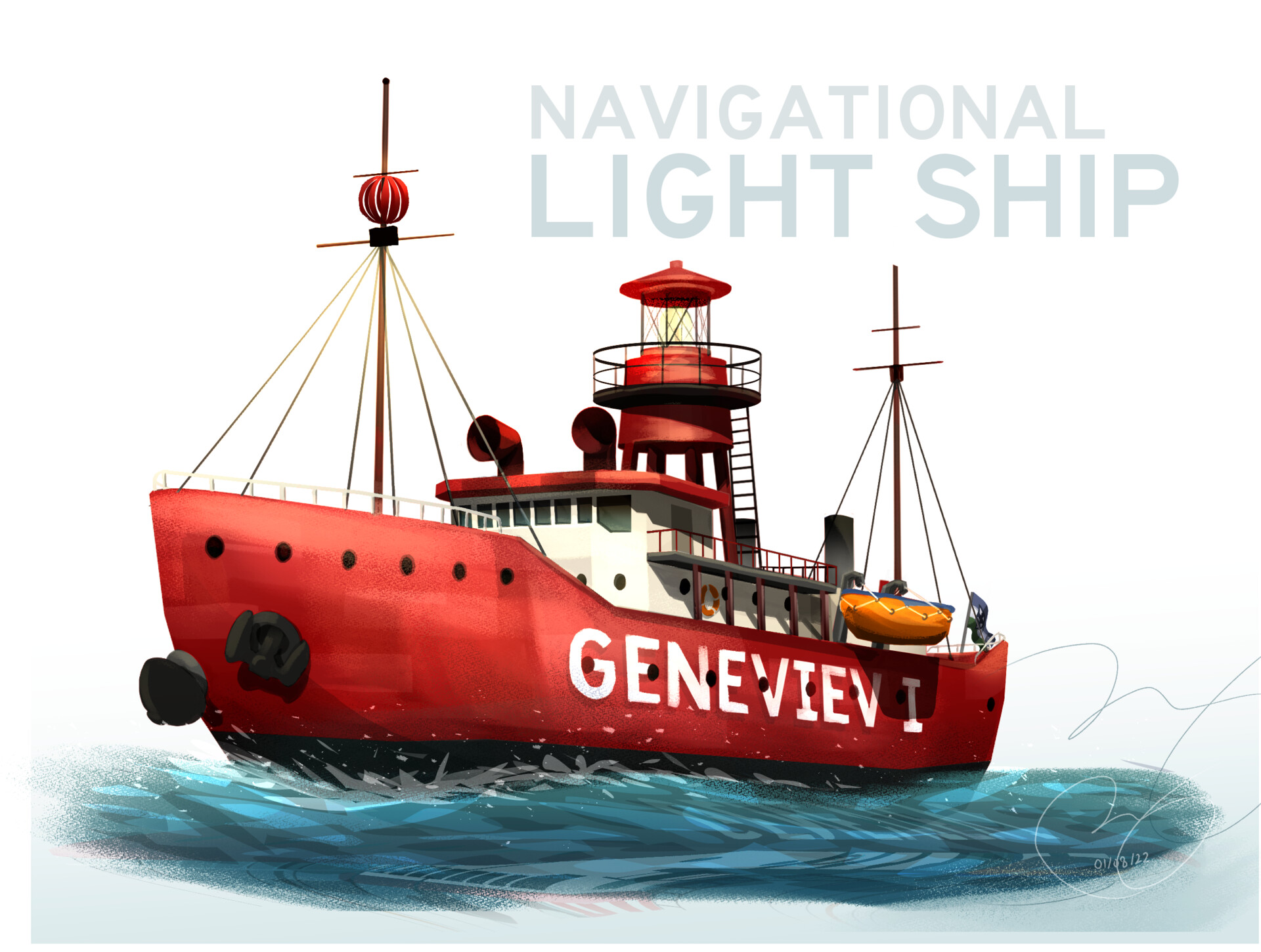 ArtStation - CAP - 008 | "Lightship"
