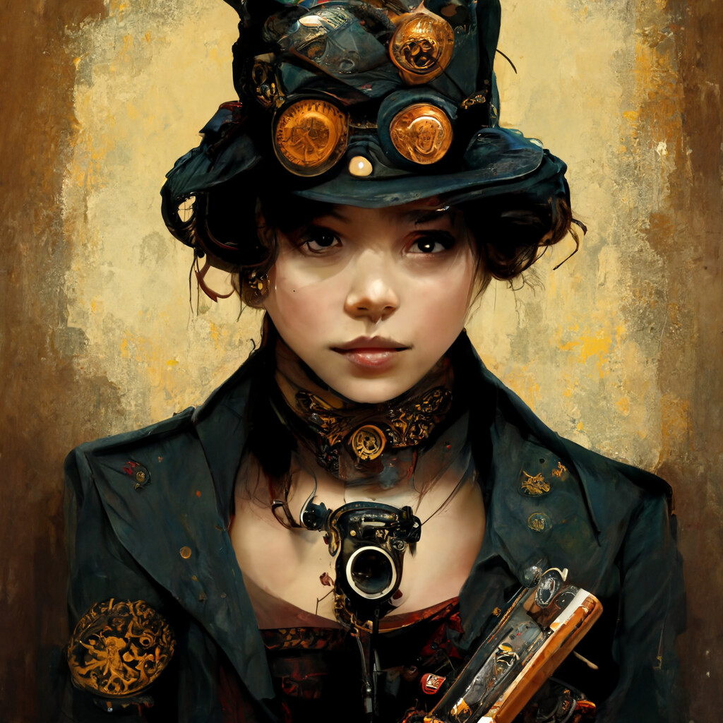 ArtStation - Steampunk girl #1