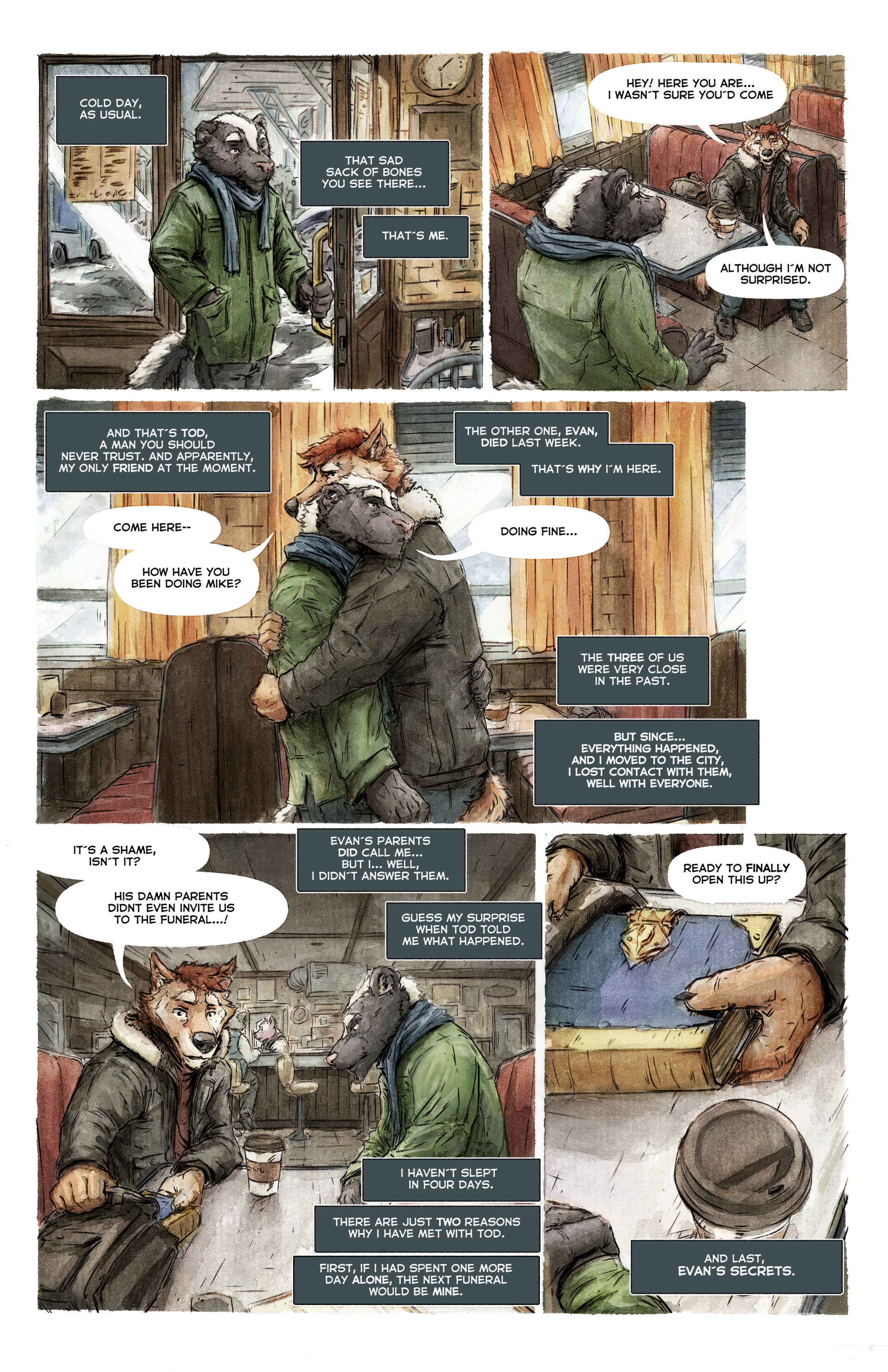 ArtStation - Evan´s secrets comic