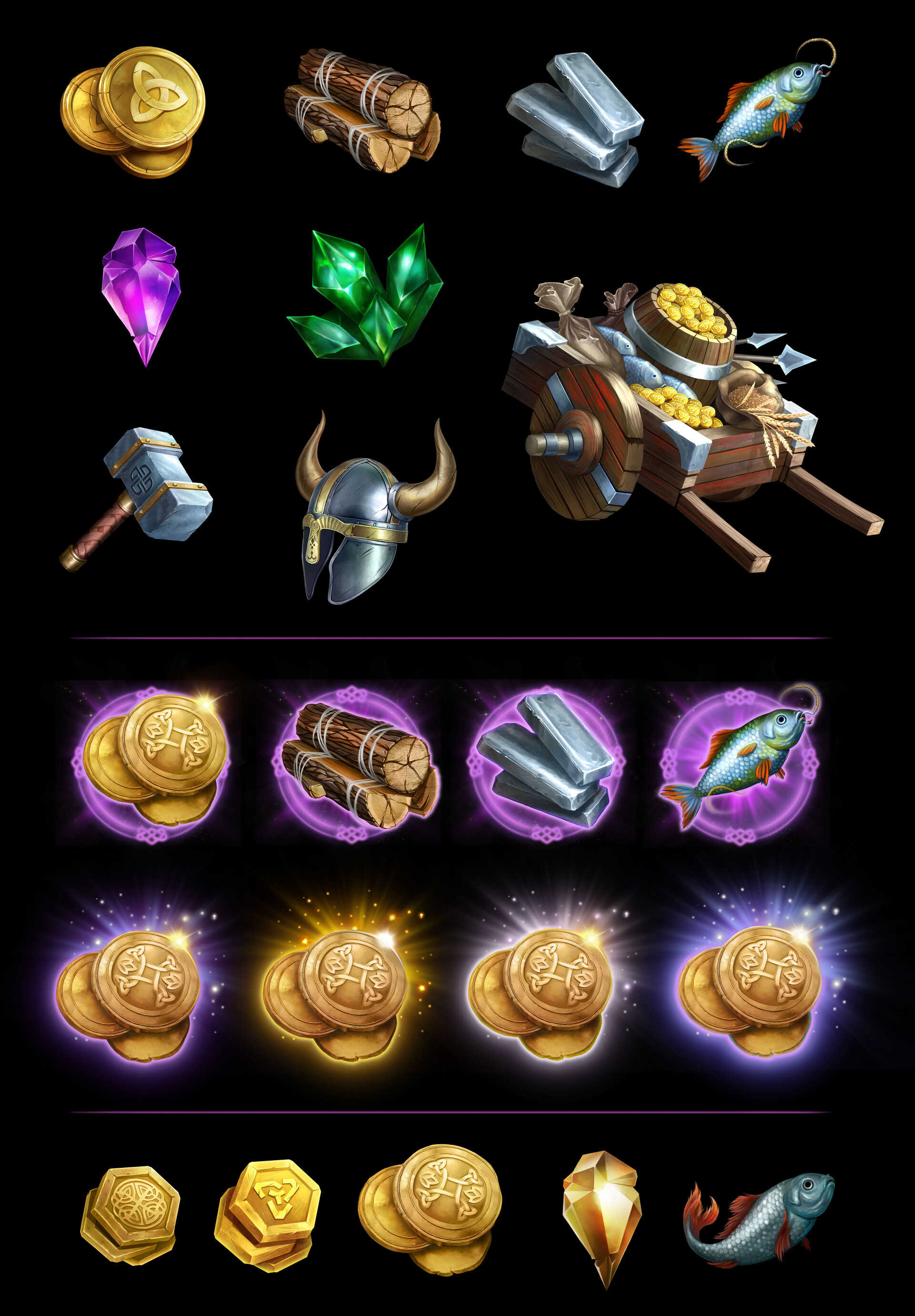 ArtStation - Vikings game project