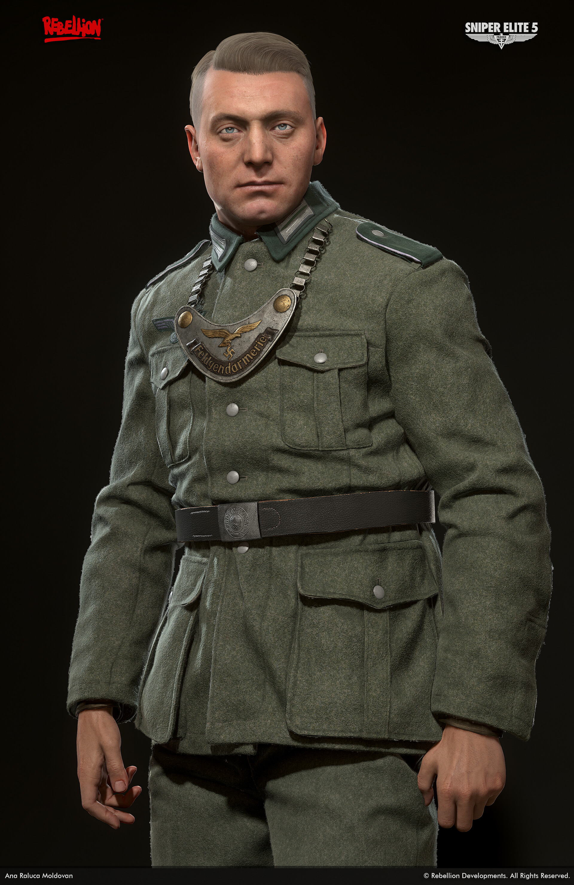 Ana Moldovan - Sniper Elite 5 - German Feldgendarmerie Gorget