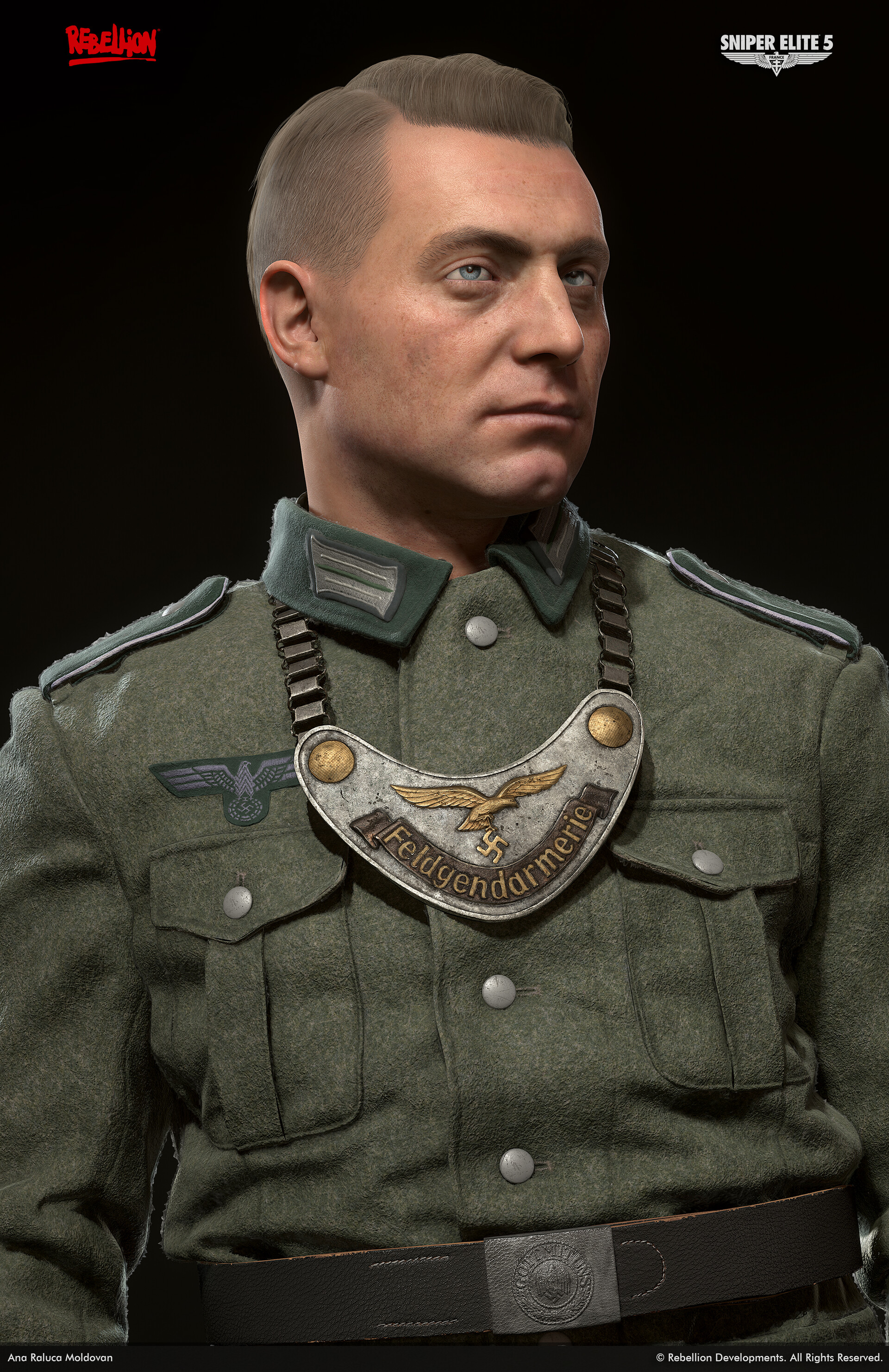 Ana Moldovan - Sniper Elite 5 - German Feldgendarmerie Gorget