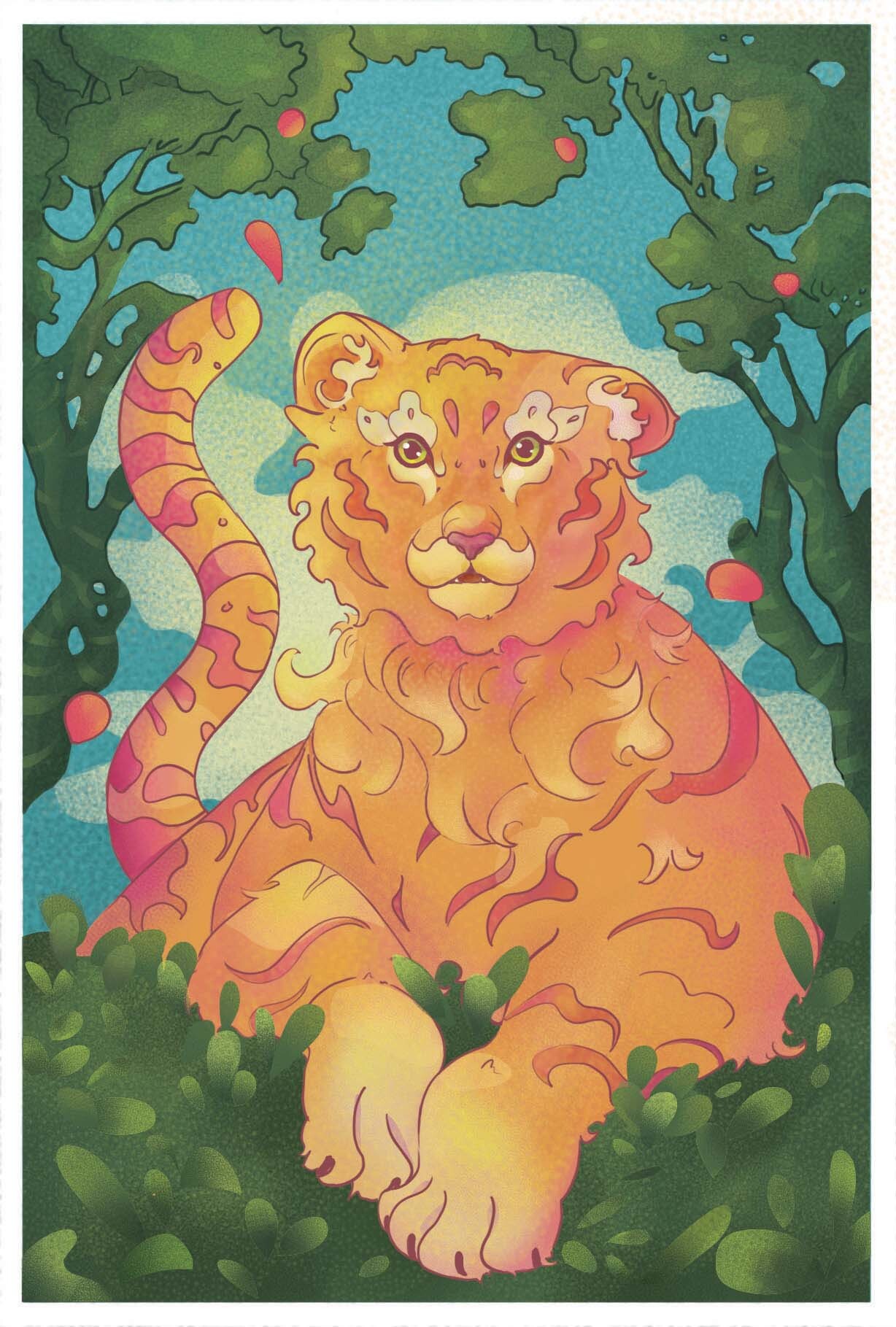 ArtStation - Tiger card