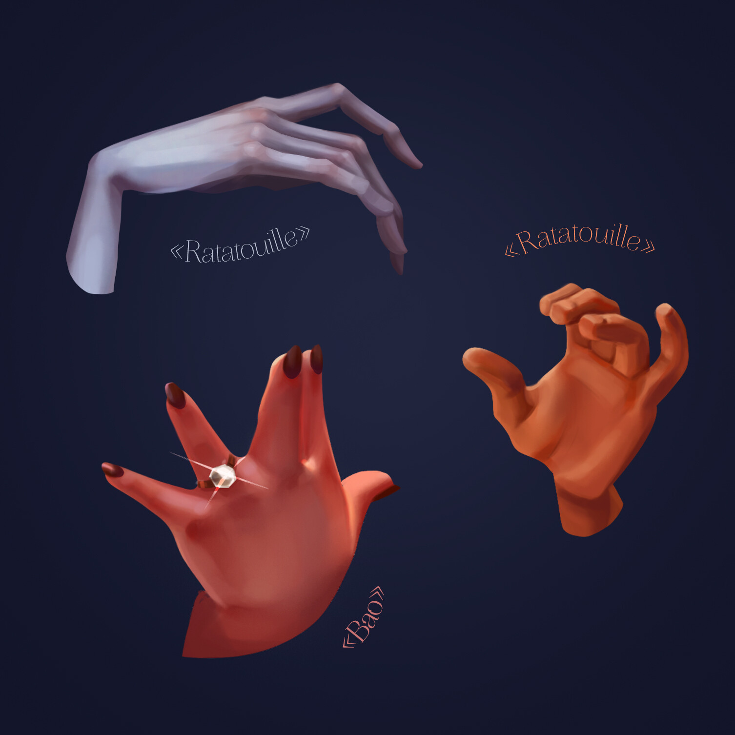 ArtStation - Hands Studies