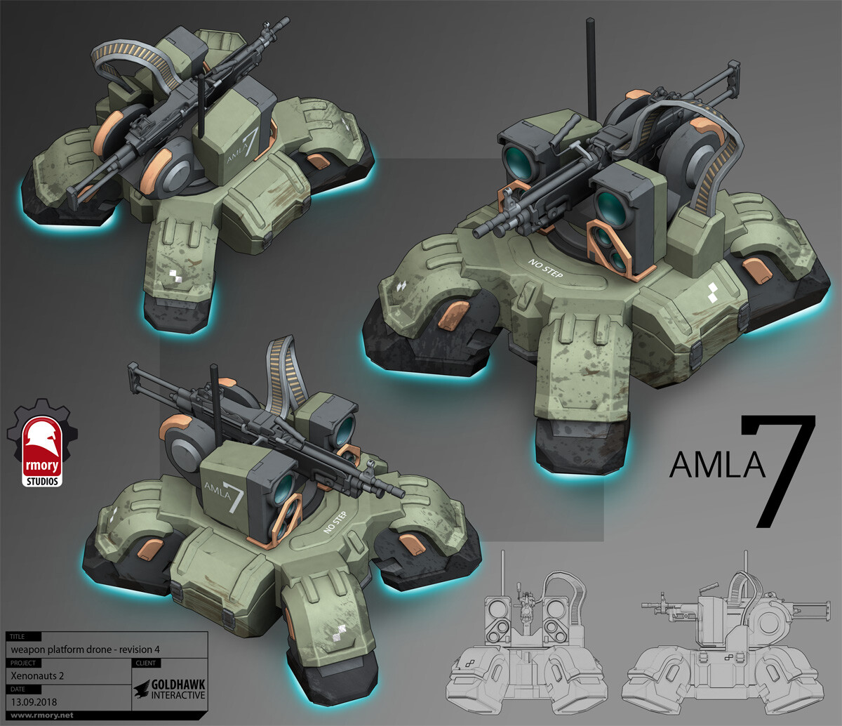 ArtStation - Xenonauts 2 Turrets