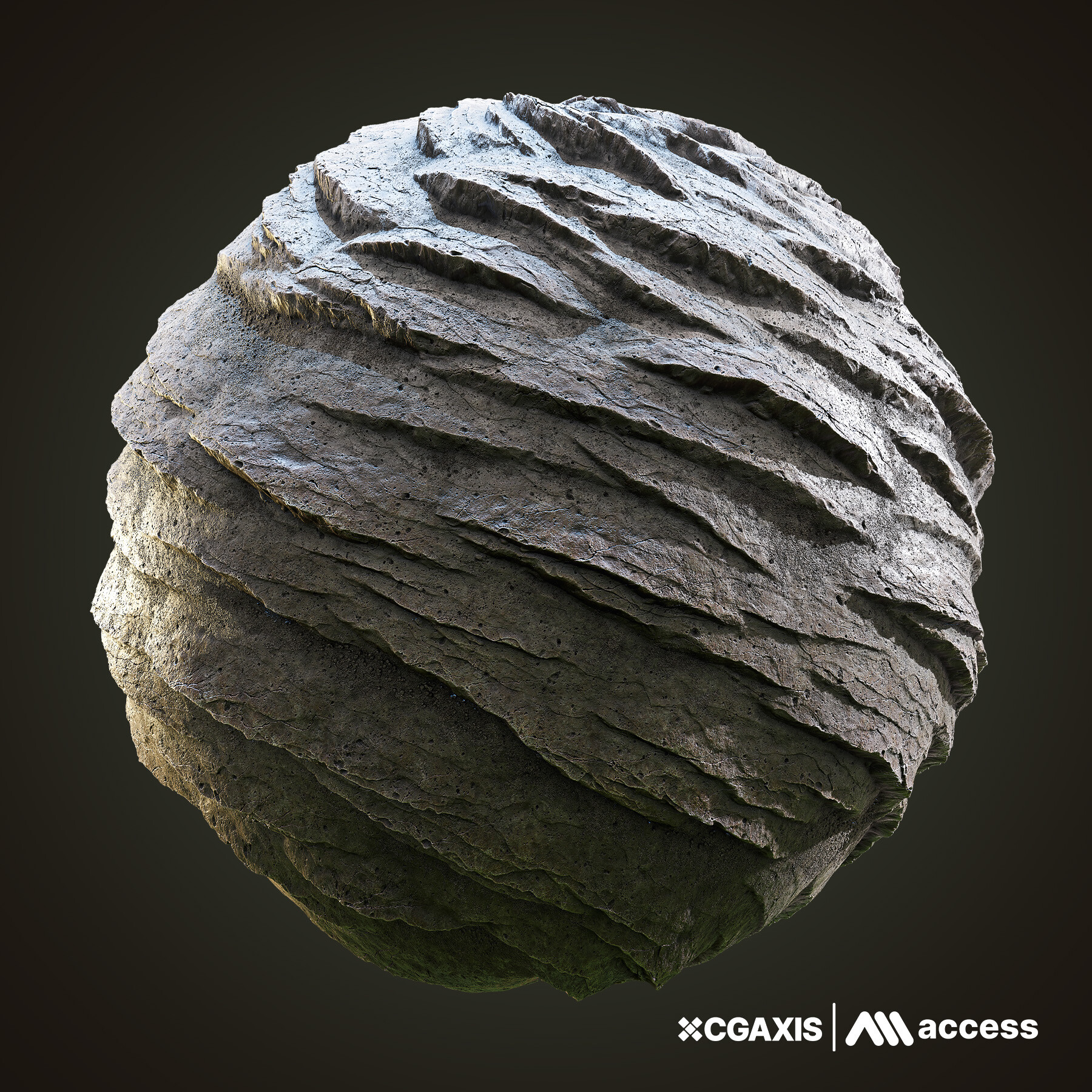 ArtStation - Layered Sharp Rock (PBR material x PBR texture)