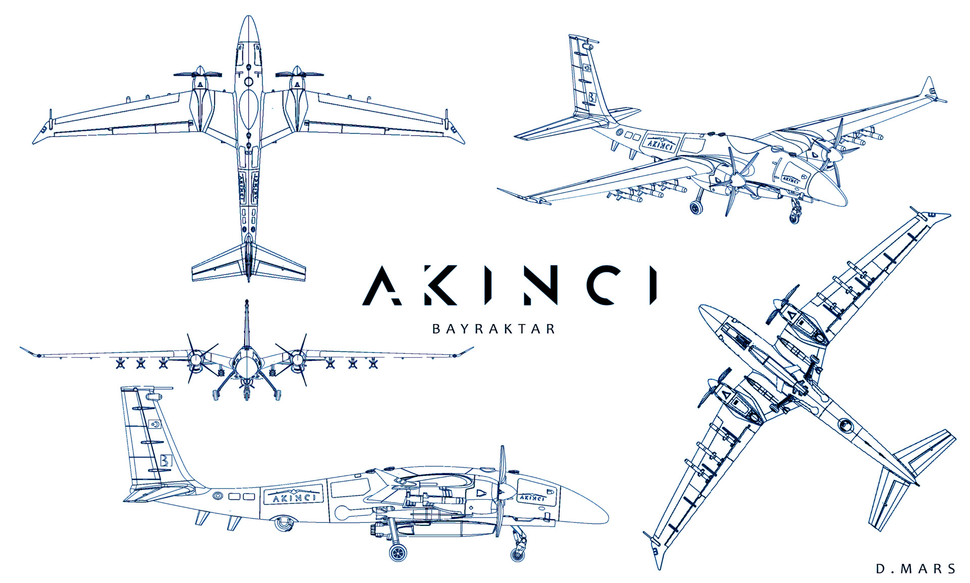 Dennis Mars - Byaraktar Akinci Blueprint