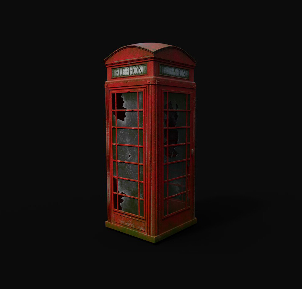 ArtStation - Telephone booth