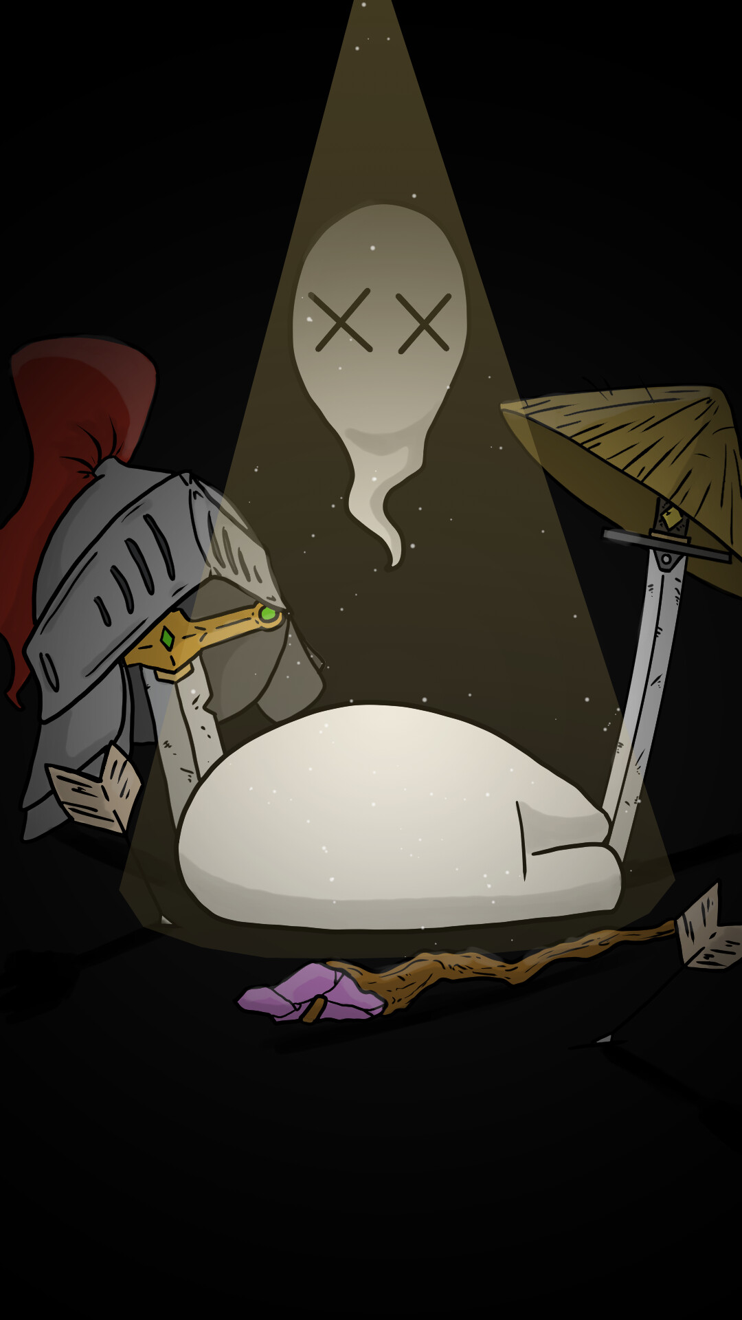 ArtStation - Mobile game game over screen