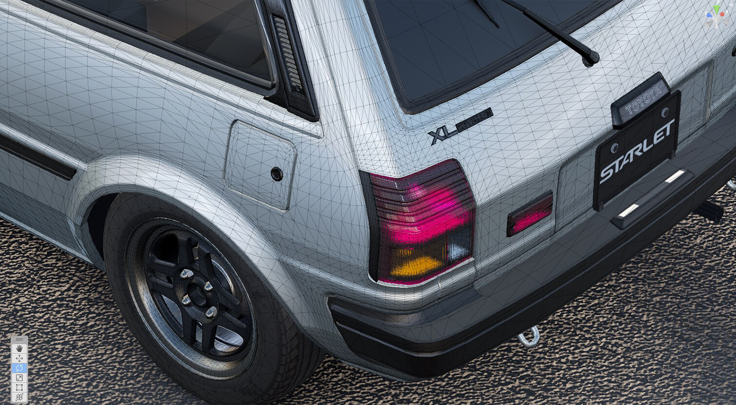 Djordy Donopawiro - Toyota Starlet EP71 3D model