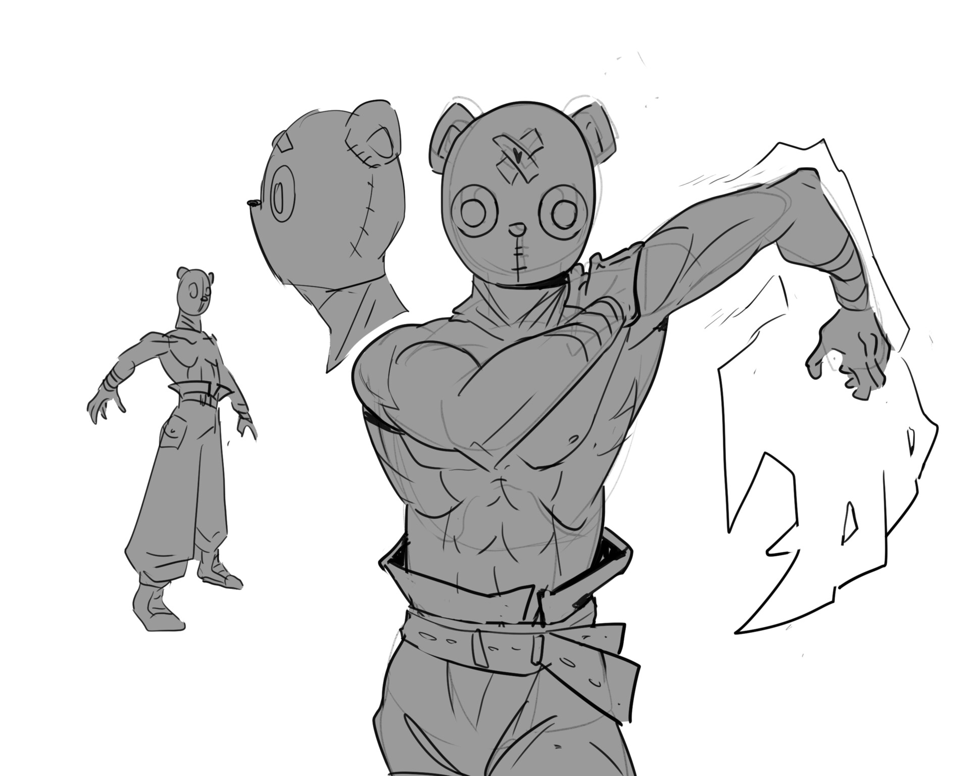 ArtStation - Bear Character Sketches