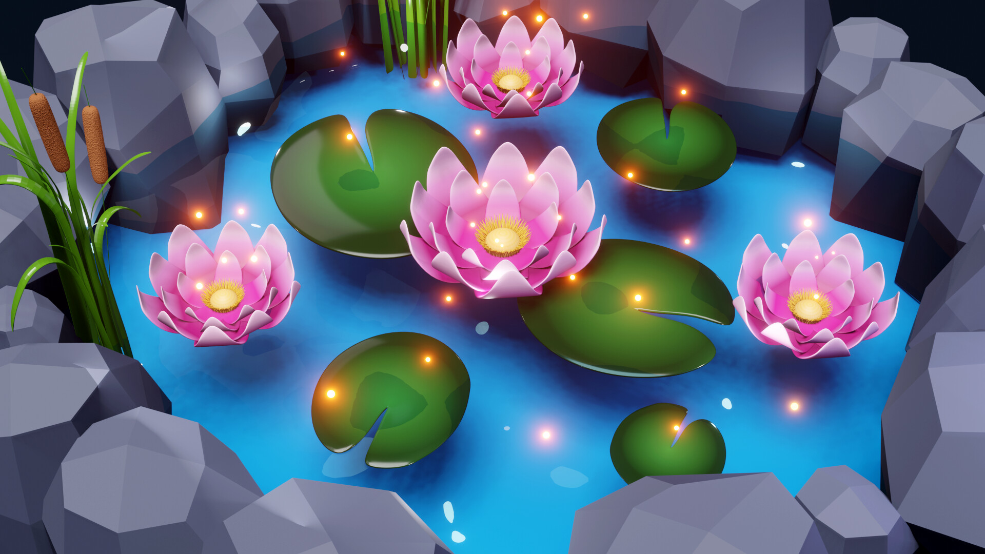 ArtStation - Ripples and Blooms