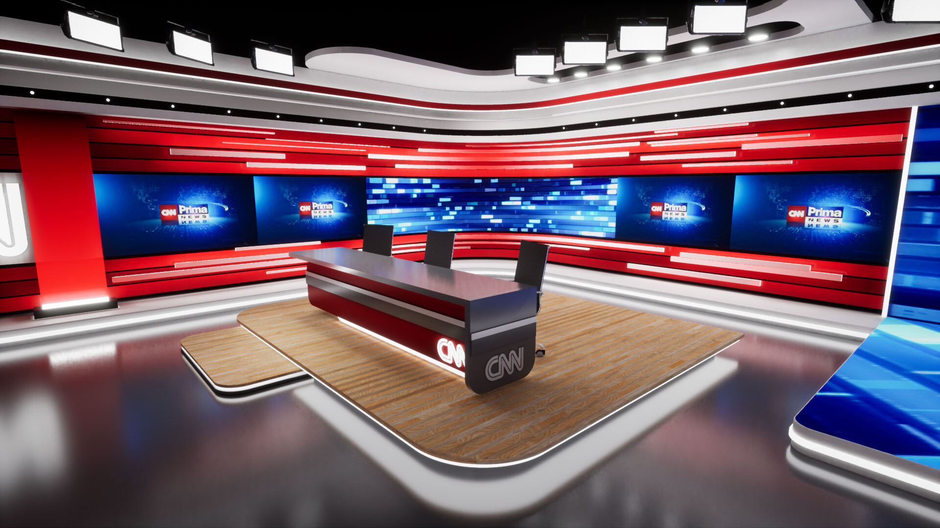 Cnn News Background Set