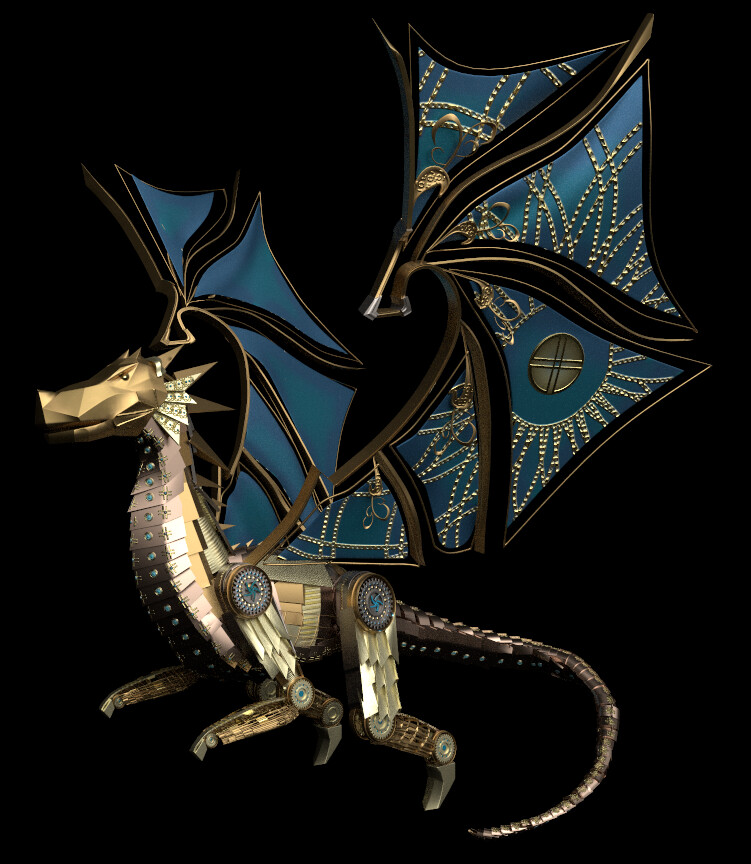 ArtStation - Golden Dragon