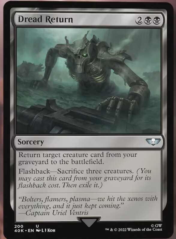 L J Koh - Dread Return, MTG X 40k