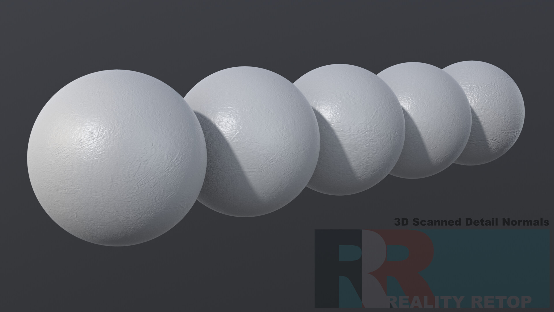 Reality Retop - 5 Scanned Detail Normal Textures