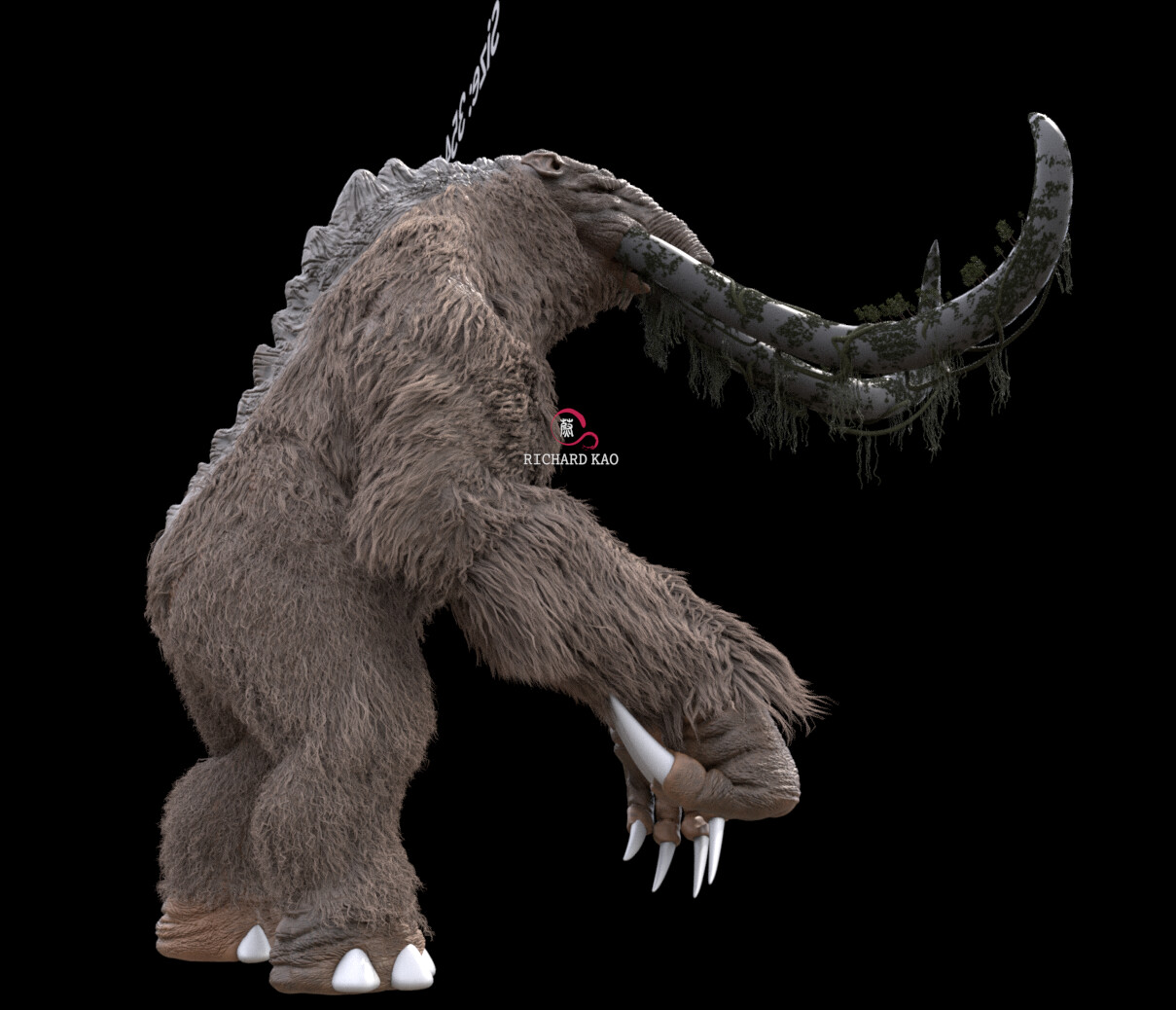 Yu Wei (Richard) Kao - Godzilla King of the Monsters Titanus Behemoth ...