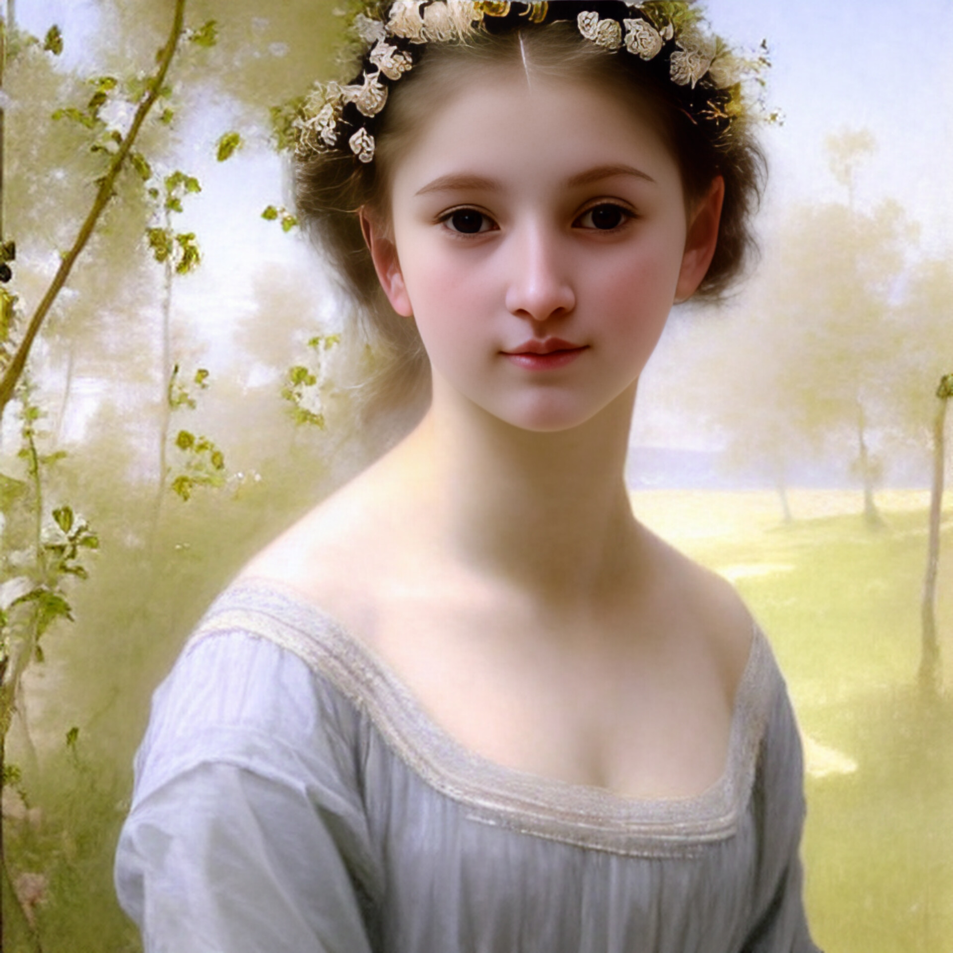 ArtStation - Light Blue Girl