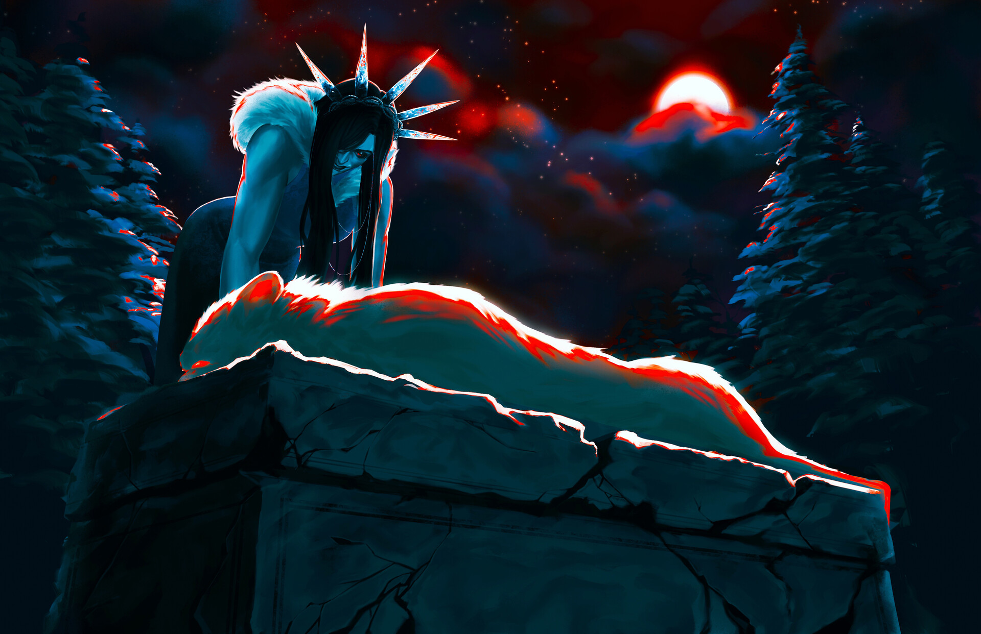 ArtStation - Spread Illustration for The Chronicles of Narnia