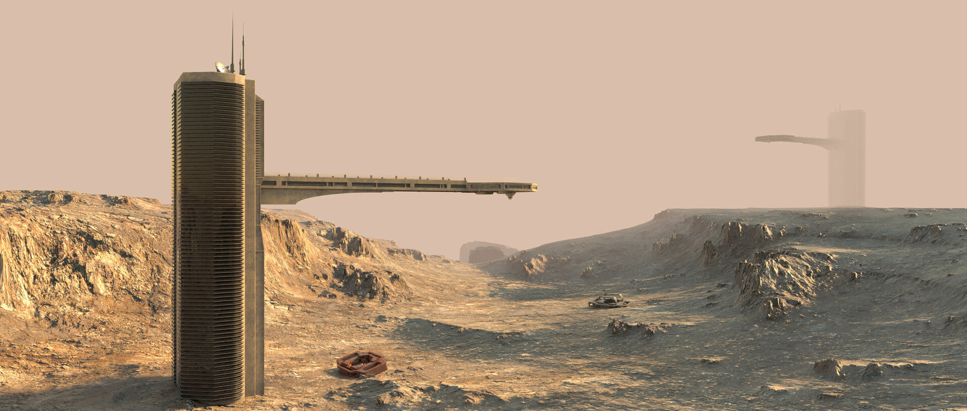 ArtStation - Desert Towers