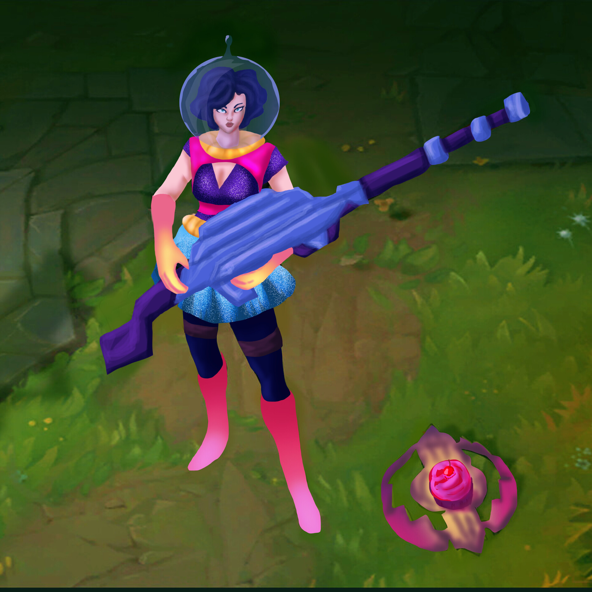 ArtStation - Caitlyn skin fanart