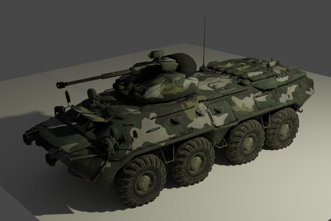 Kohdy Mcintyre - BTR Tank OBJ +Textures