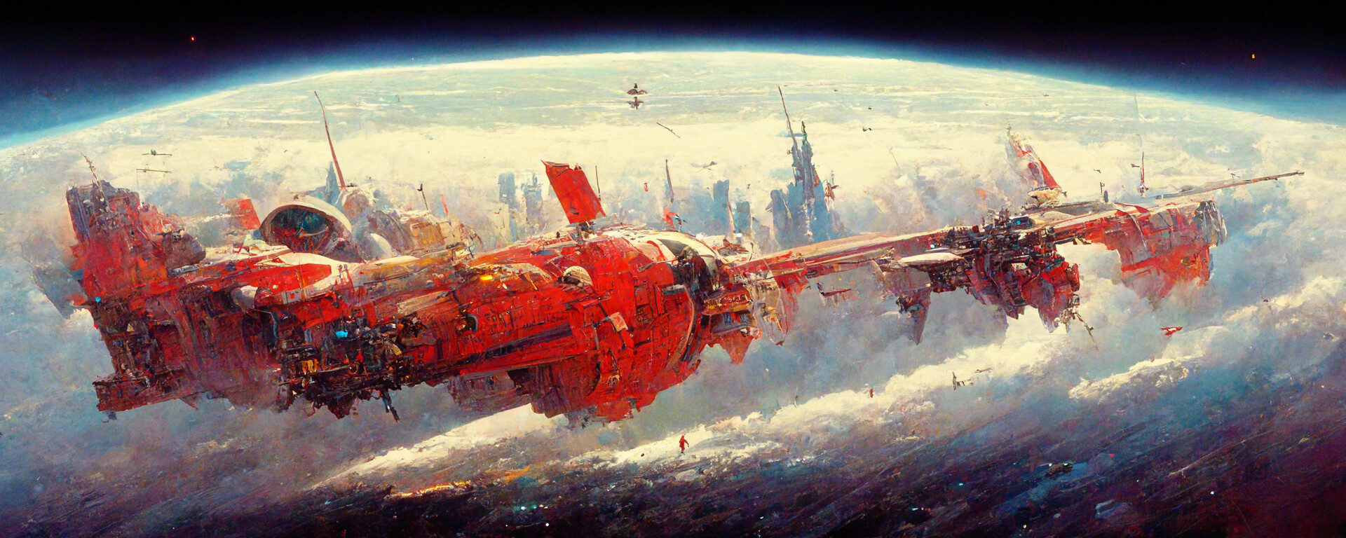 ArtStation - Arc-Drive Spaceship