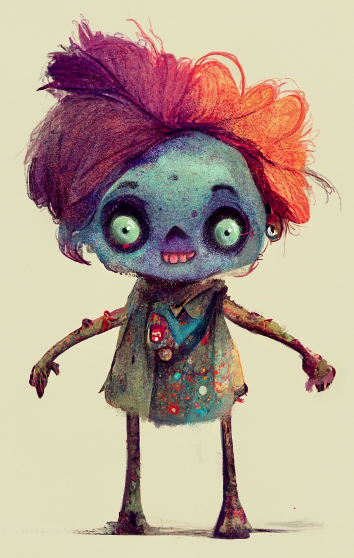 ArtStation - Zombie kid