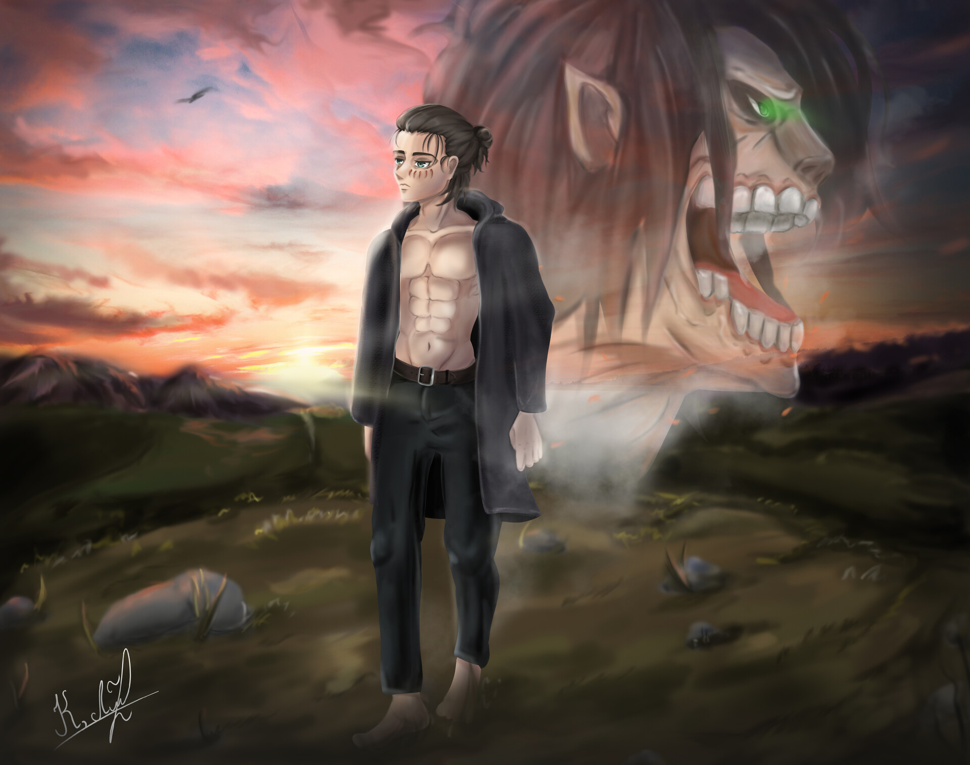 ArtStation - Eren Yeager