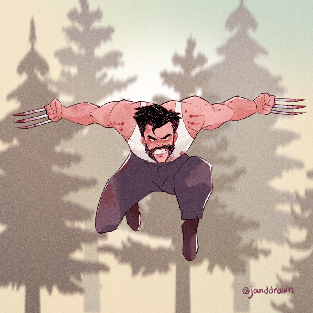 ArtStation - Wolverine - Logan