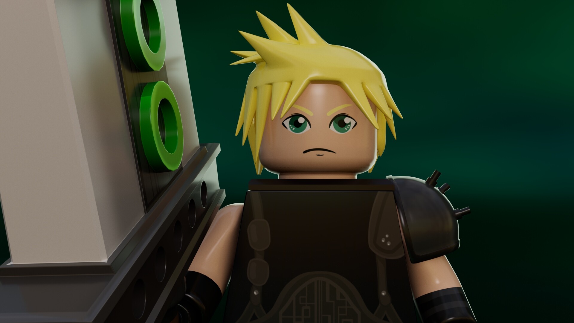 ArtStation - FF7 Remake : Lego Minifig Cloud