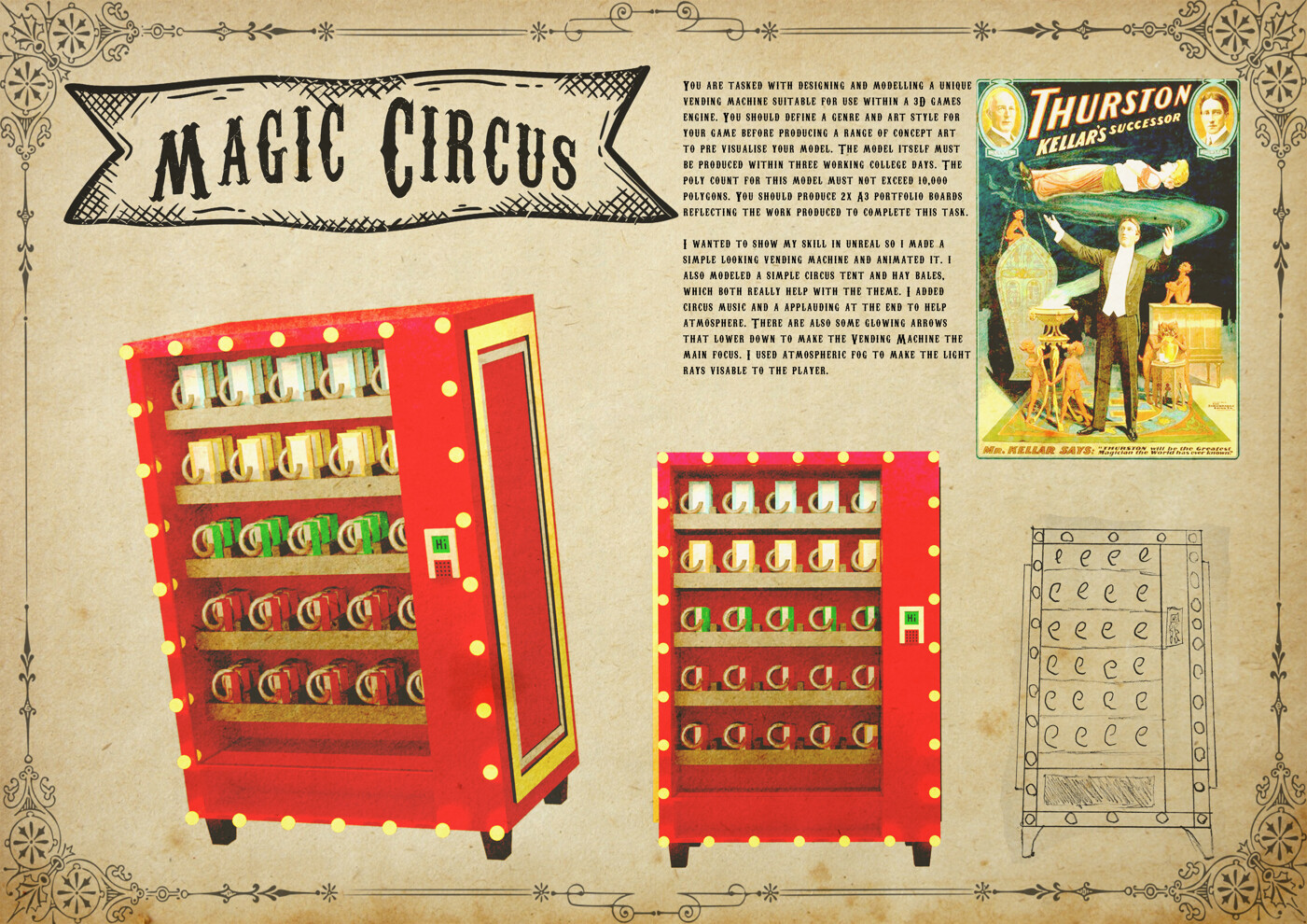 ArtStation - Magic Circus - Vending Machine