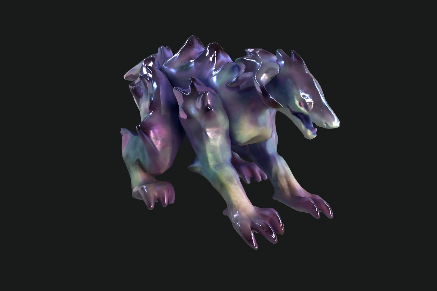 ArtStation - Beast Slime dragon - Speed Sculpt