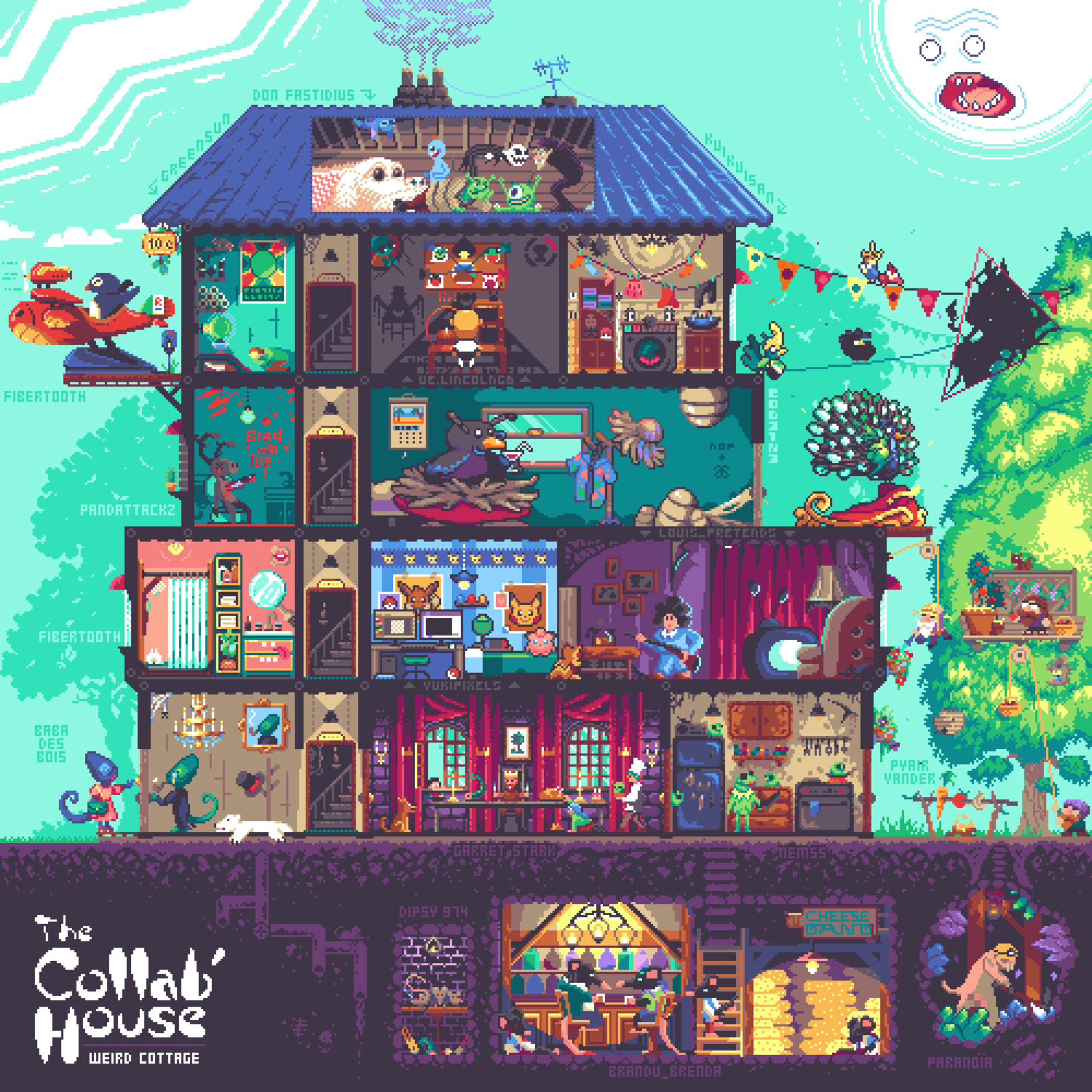 ArtStation - The Collab'House : Weird Cottage Edition