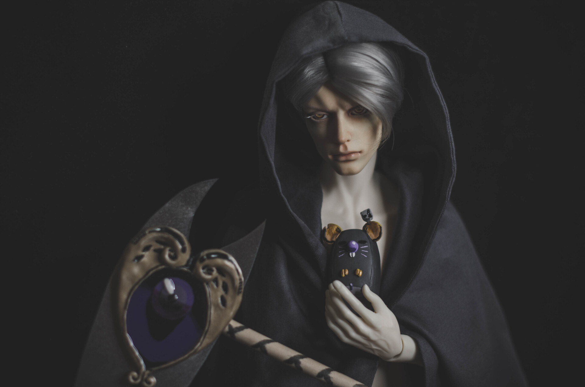 ArtStation - Hades game BJD-cosplay stuff: Thanatos, Mort, scythe ...