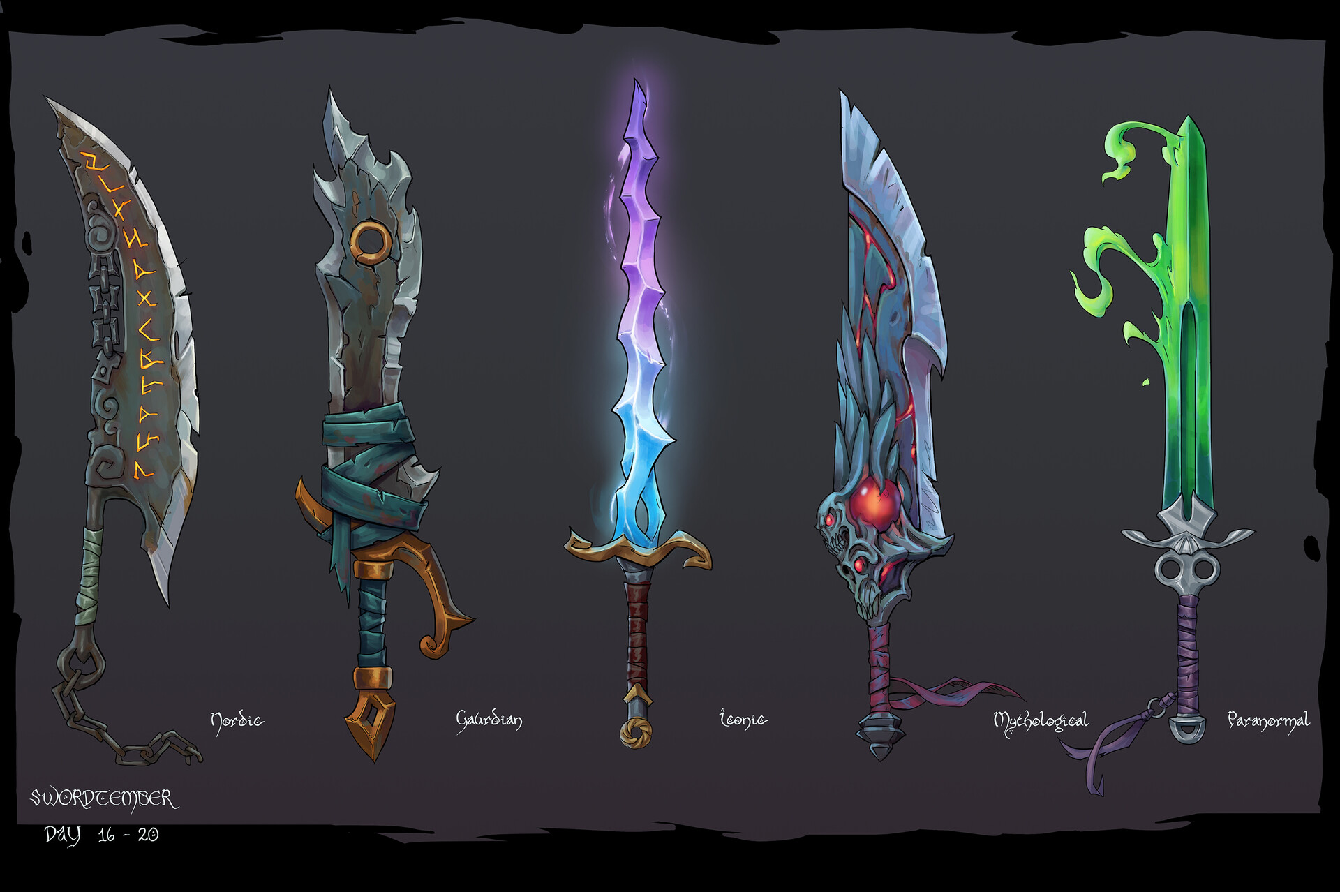 ArtStation - Swordtember Day 16-20