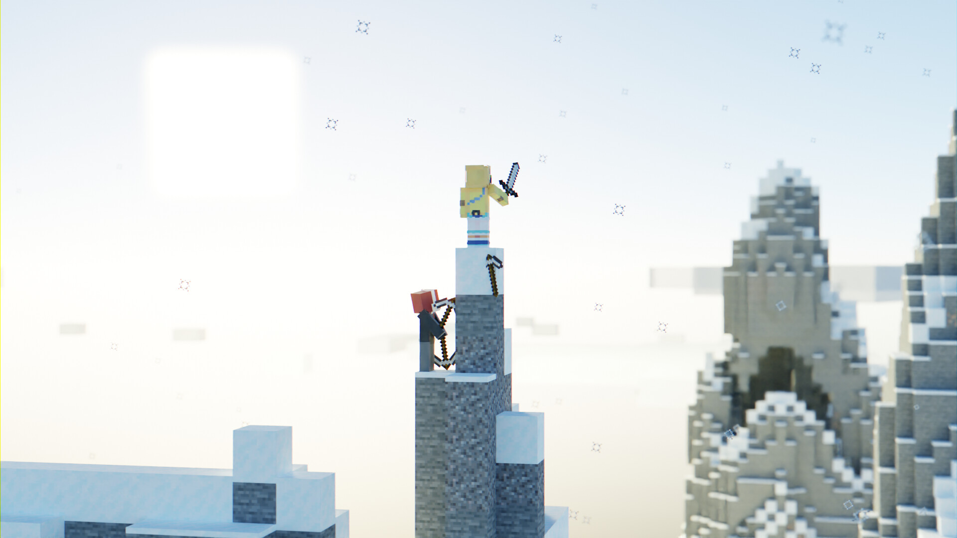 ArtStation - Minecraft Mountain