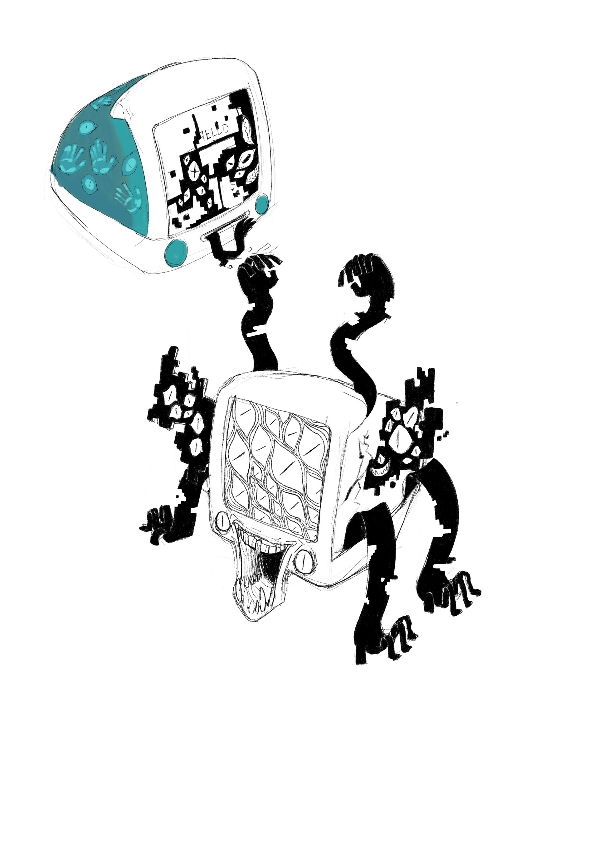 ArtStation - Possessed Mac Pro