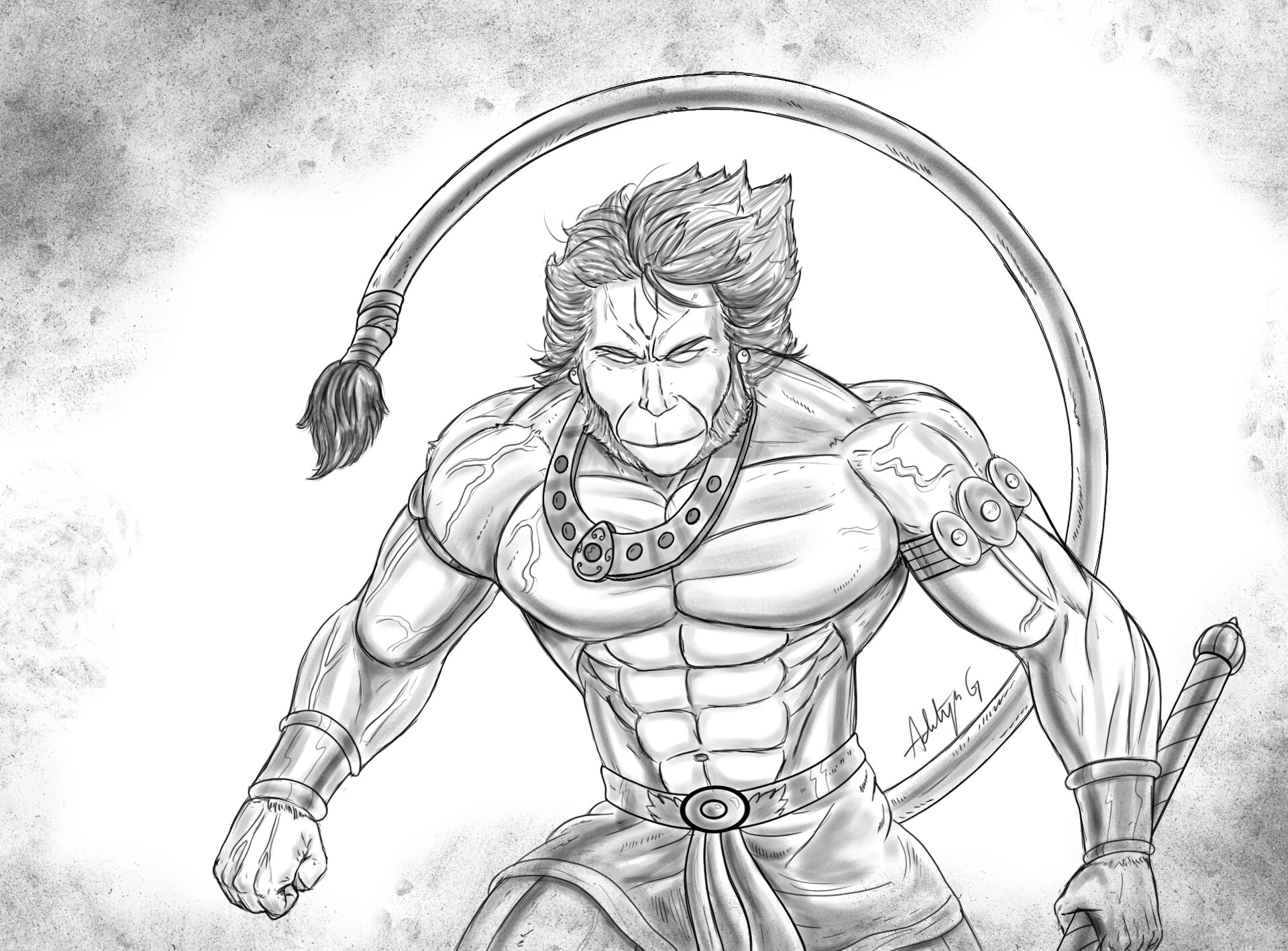 ArtStation - Hanuman Fan Art