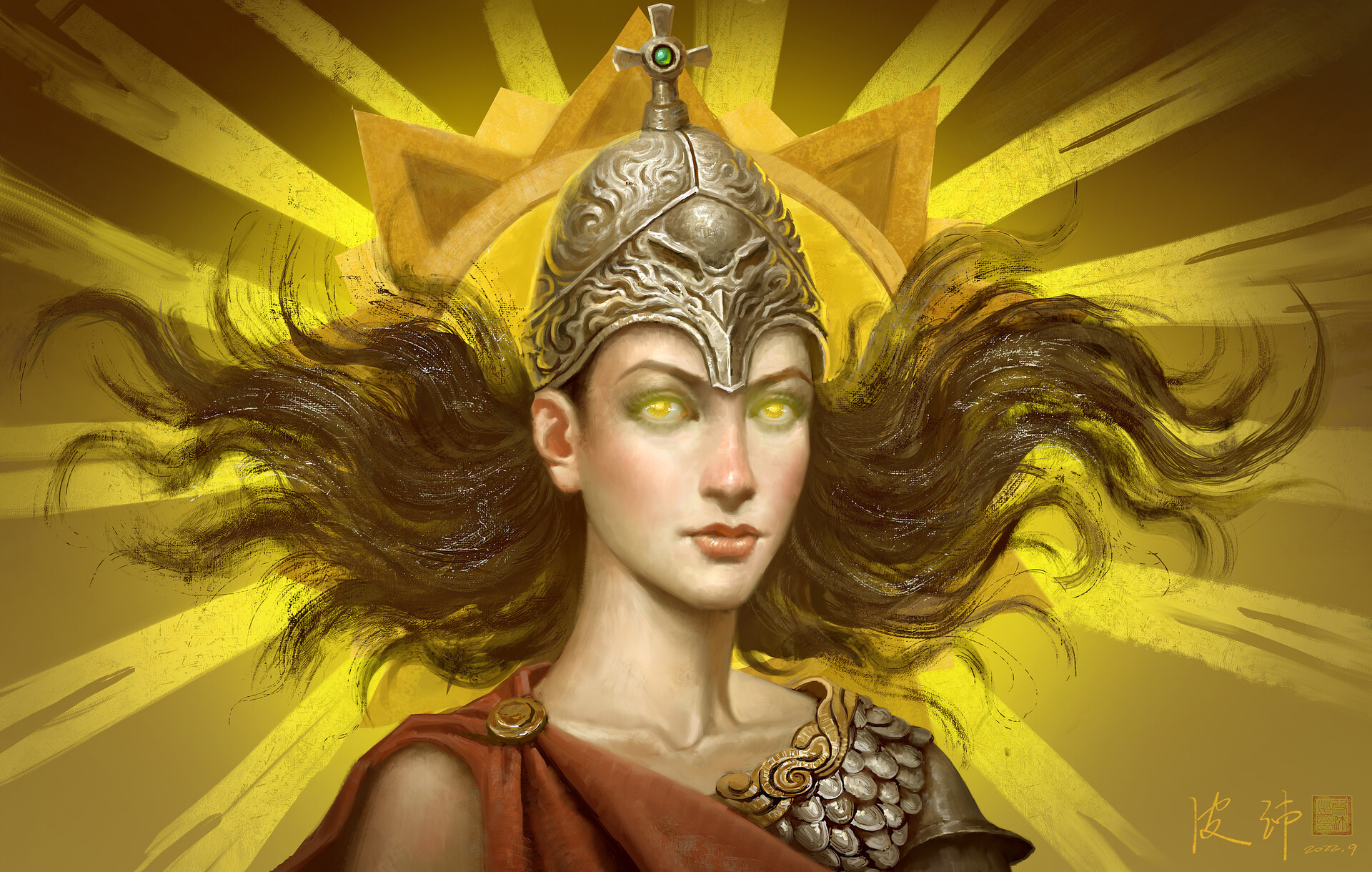 ArtStation - 光明女神-赫墨拉